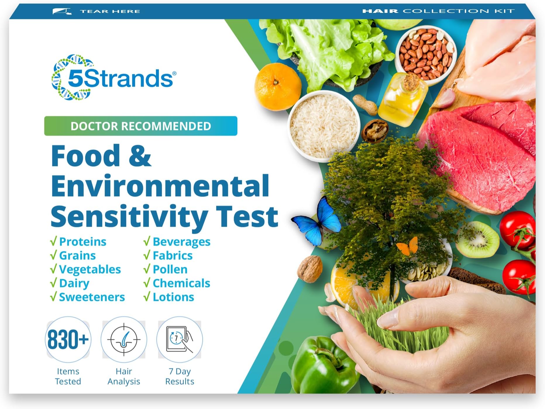 Amazon.com: 5Strands Food & Environmental Sensitivity Test for Adults ...