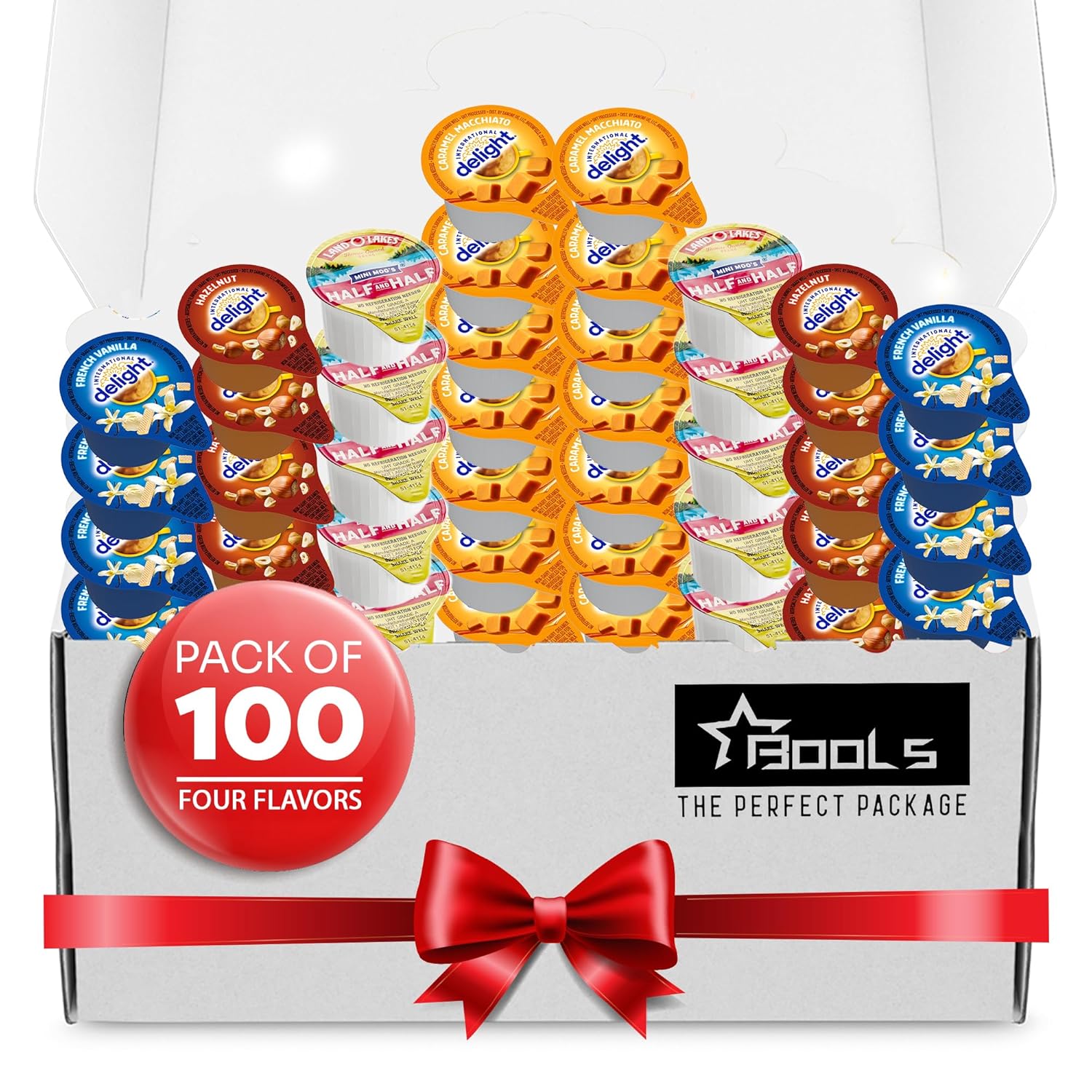 Amazon.com: Coffee Creamer Singles Variety Pack Packaged by Bools Mini ...