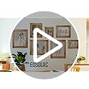 Amazon.com - 8x12 Wood Picture Frames, Live Edge Rustic Photo Frame ...