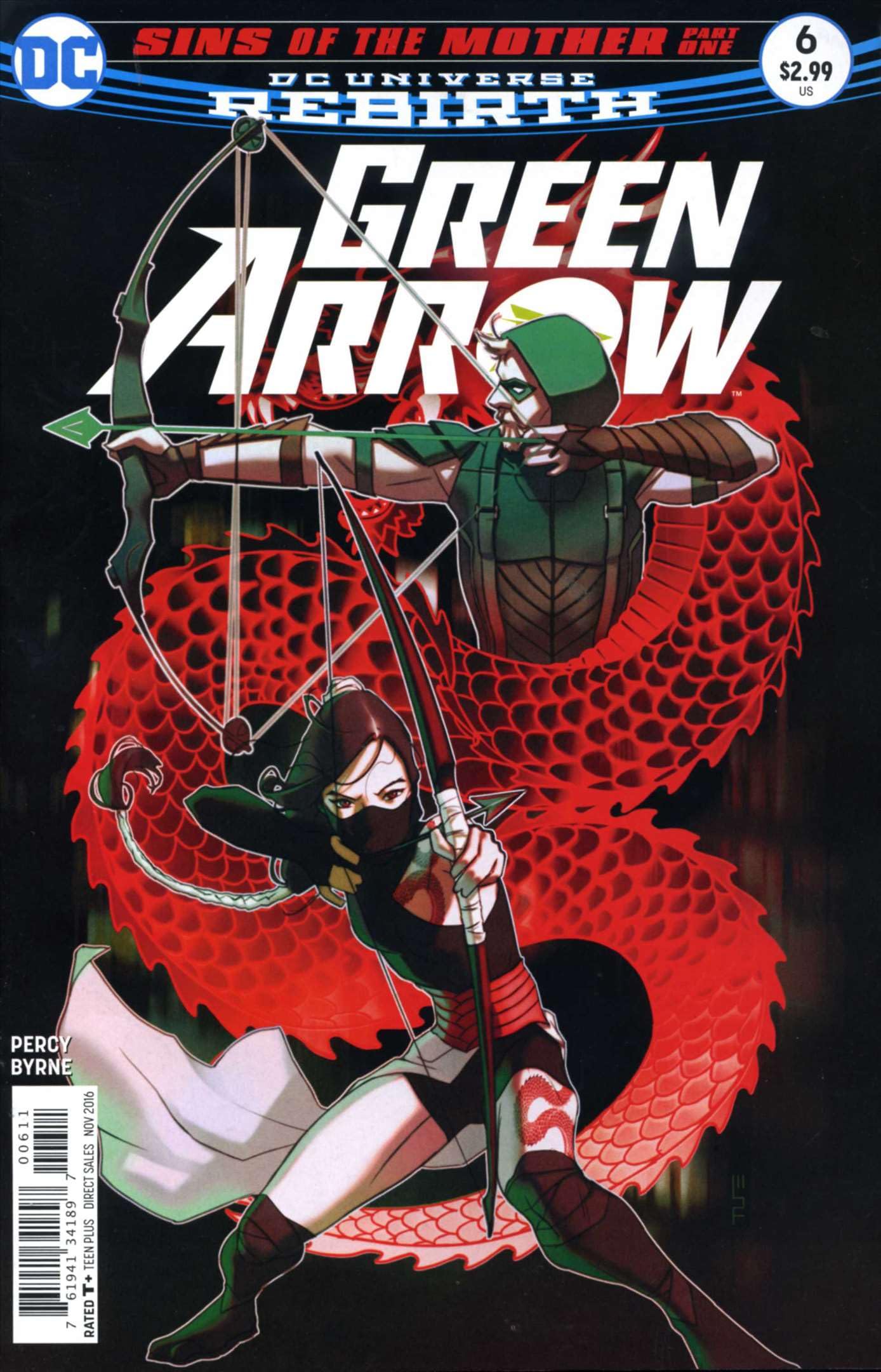 Red Arrow Comic Art