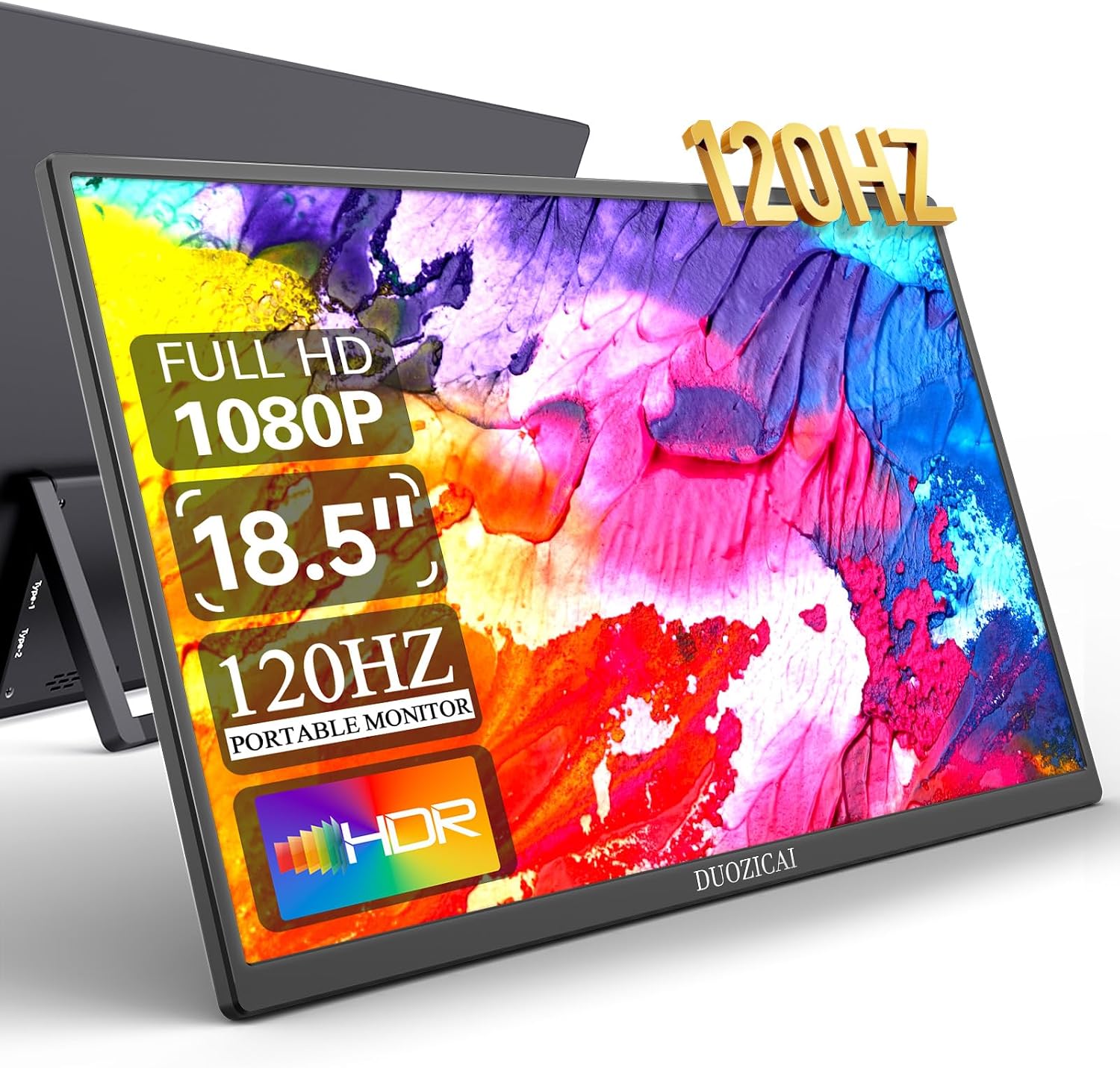 Amazon.com: DUOZICAI 18.5inch Portable Monitor, Laptop Monitor with ...