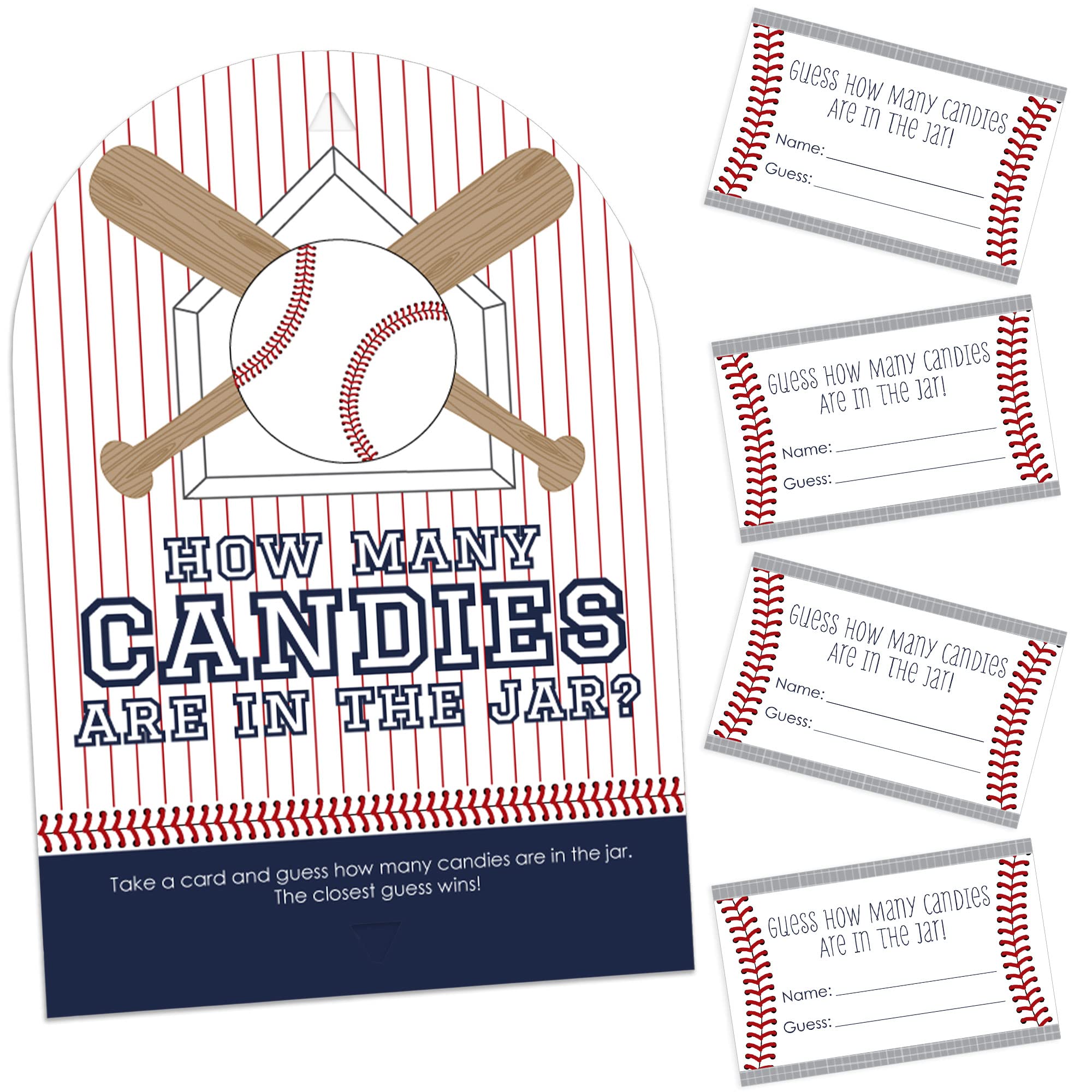 Amazon.com: Big Dot of Happiness Batter Up - Baseball - How Many ...