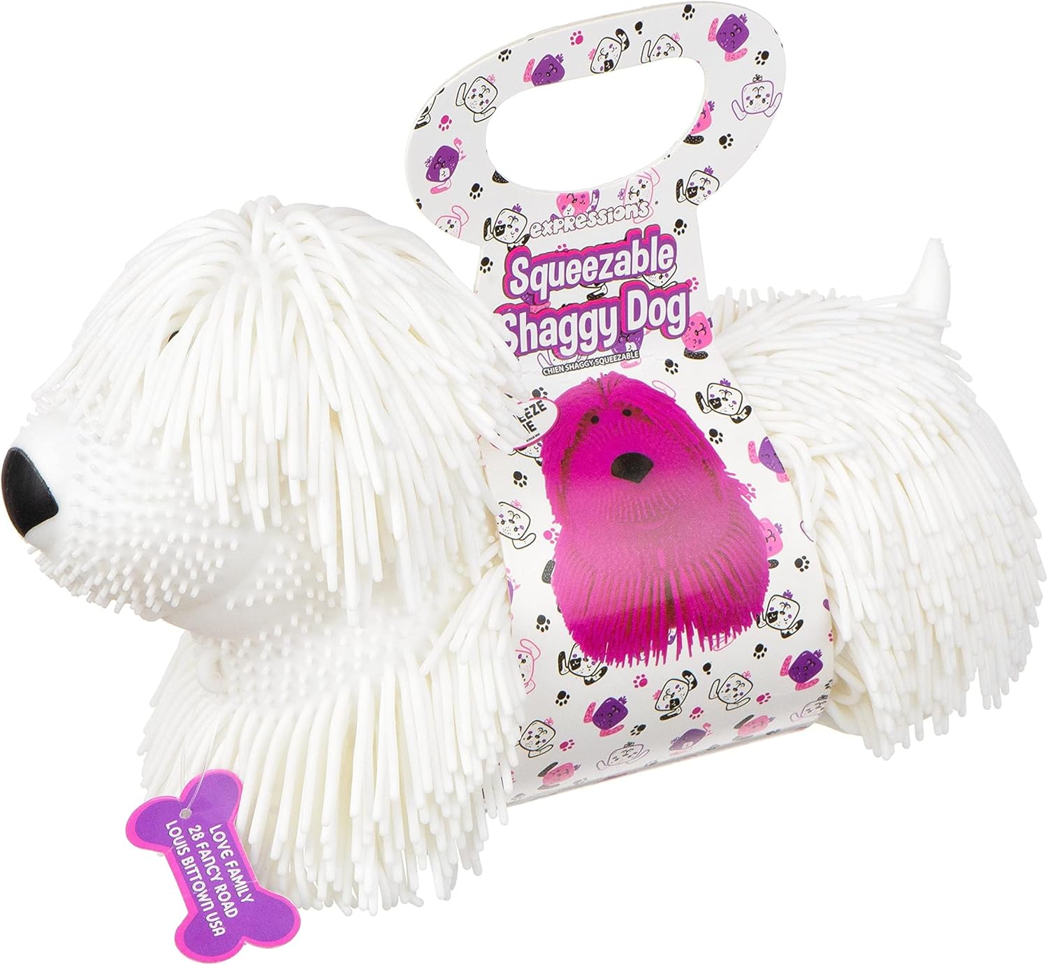 Amazon.com: 1pc Shaggy Dog Squeeze Toy - Squishy Pet Dog - Novelty ...