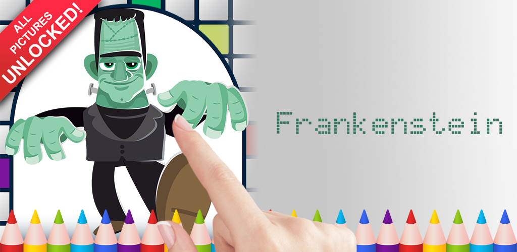 frankenstein coloring book pages