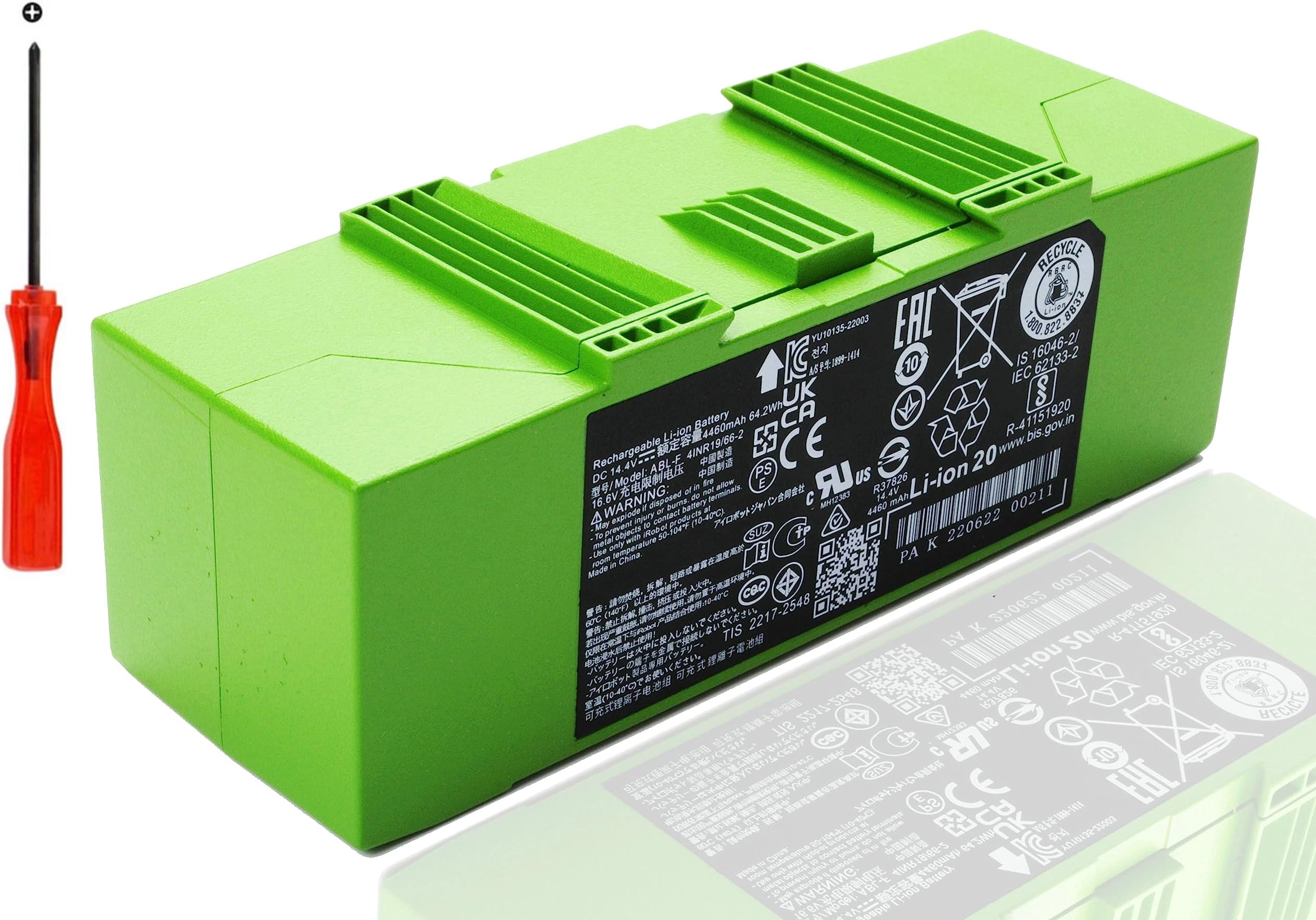 Amazon.com: CQCBD （High capacity 64.2Wh） ABL-F ABL-D1 ABL-D2 Cleaner ...