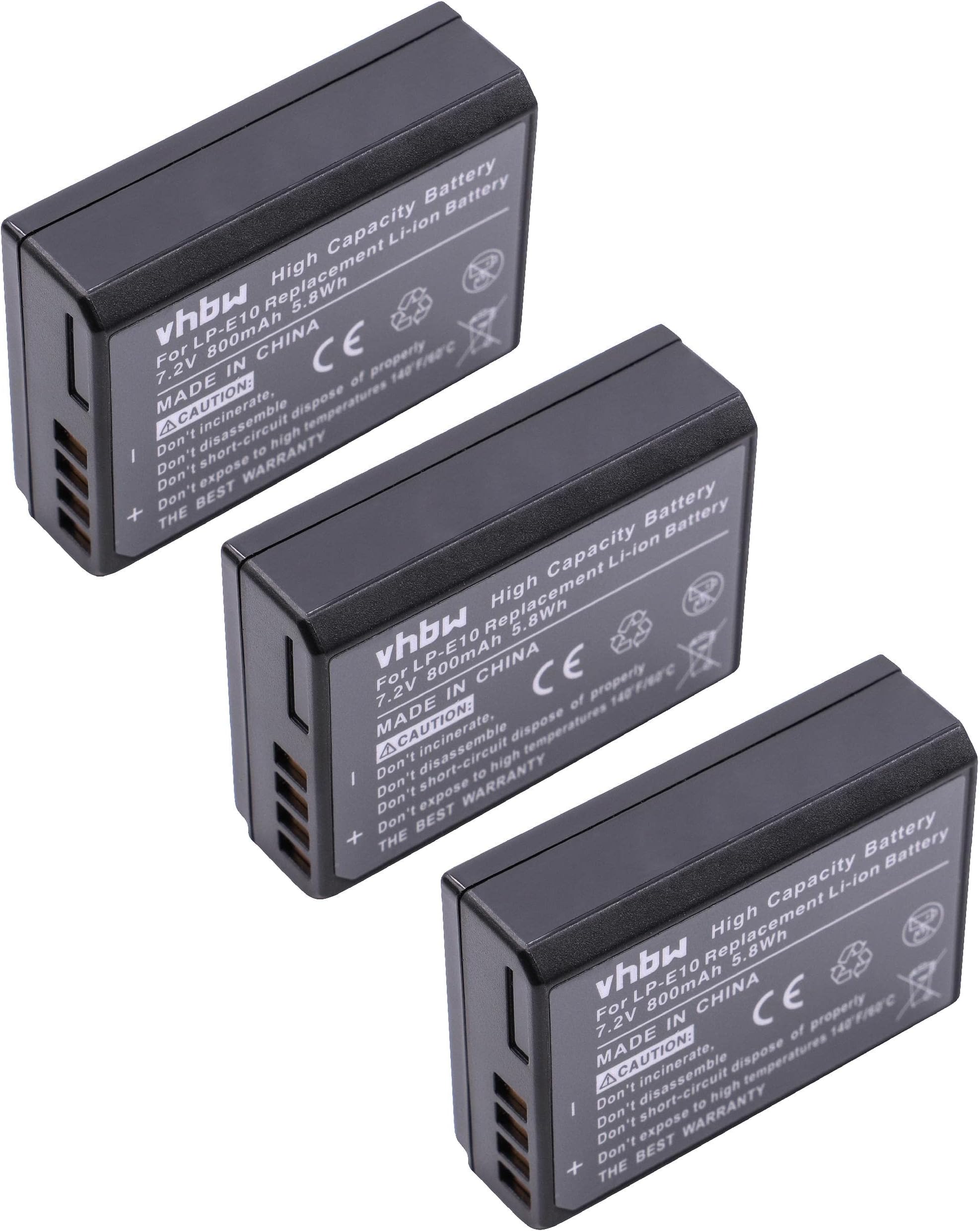 Canon batterie LP-E10 Officielle pour EOS 2000D EOS 4000D EOS 1200D EOS ...