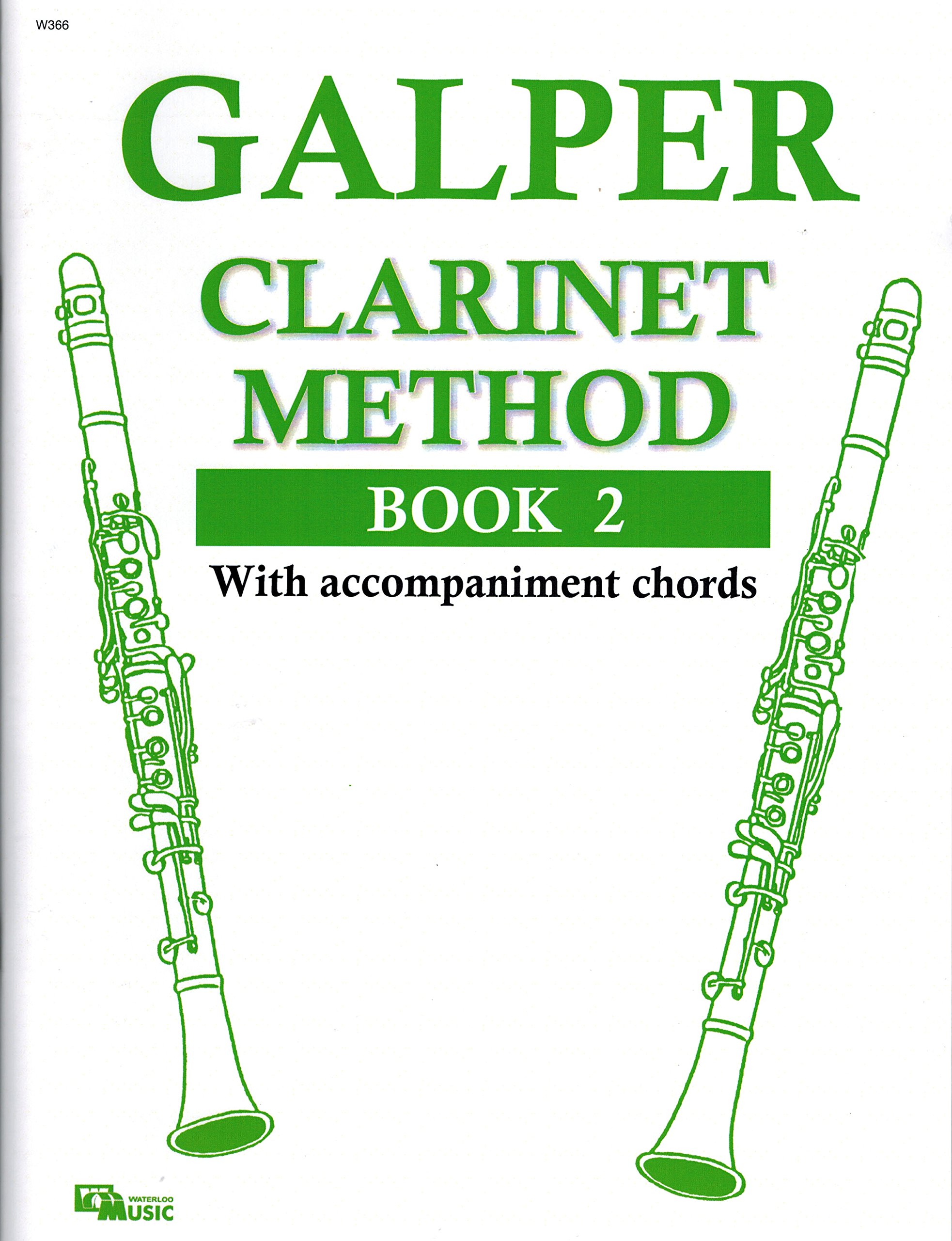 Galper Clarinet Method Bk 2 with Accompaniment Chords: Avrahm Galper ...