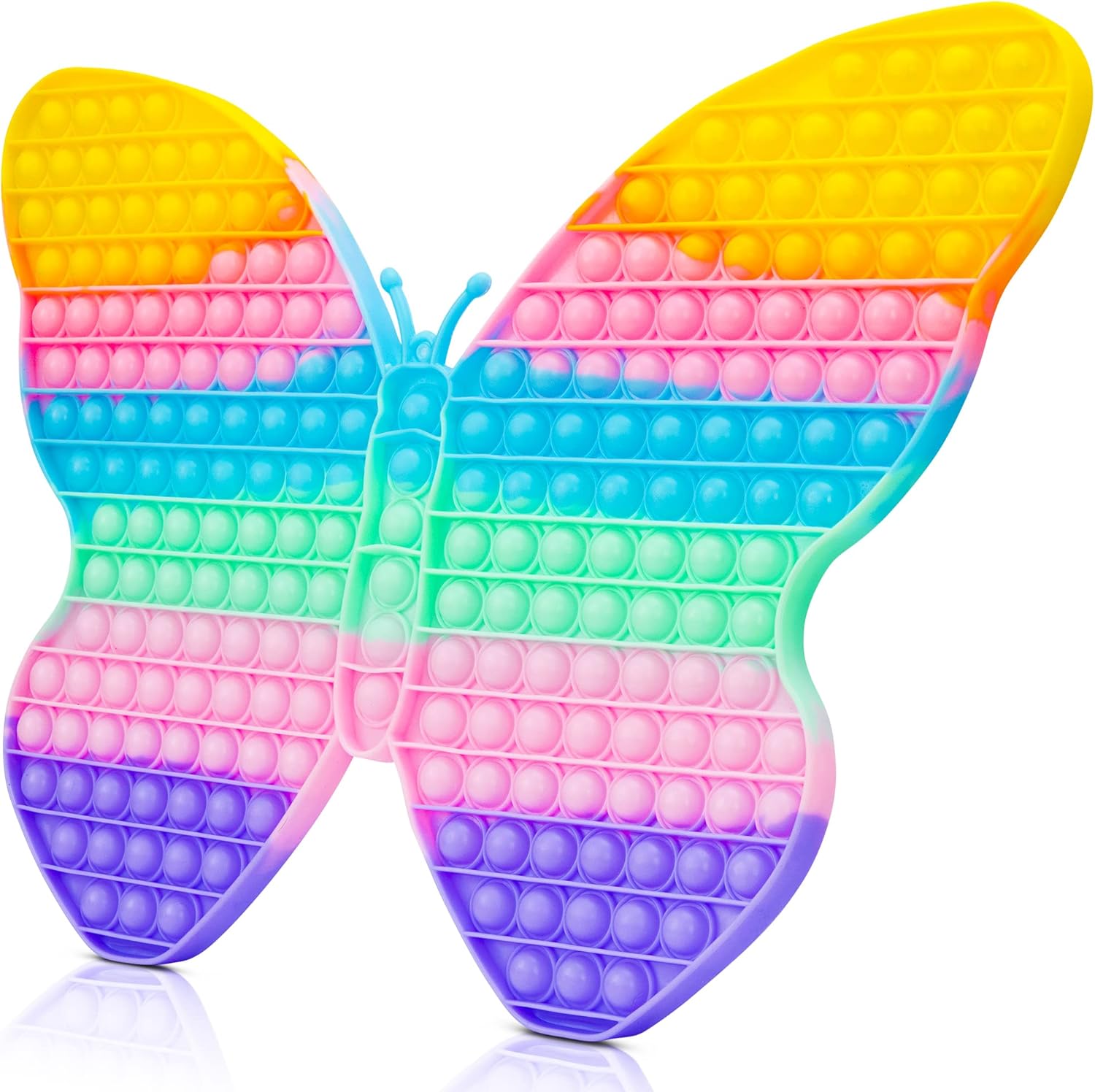 Amazon.com: 19 Inch Giant Push Pop It Butterfly Fidget Toy Jumbo Pop It ...