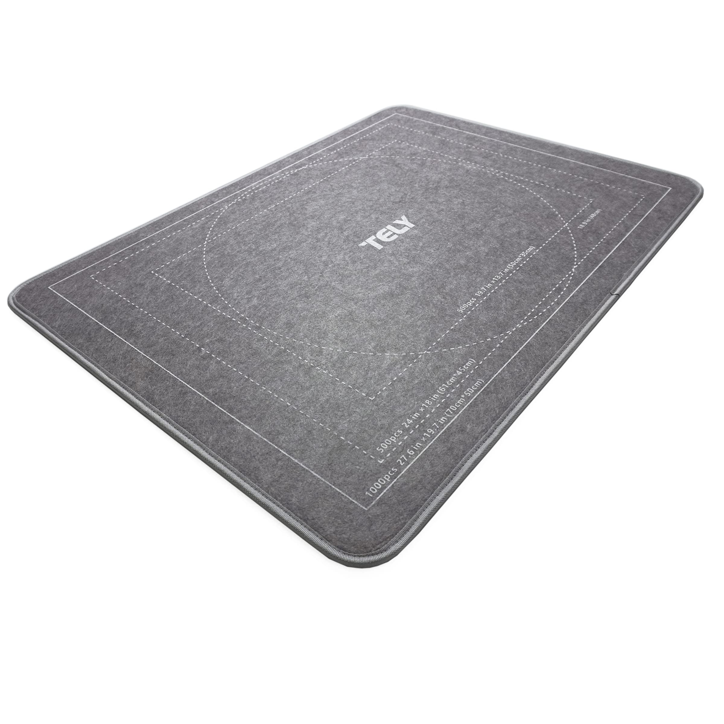 TELY Stiff-Felt Puzzle Board Tilt - Non-Slip Surface - Easy-Move Jigsaw ...