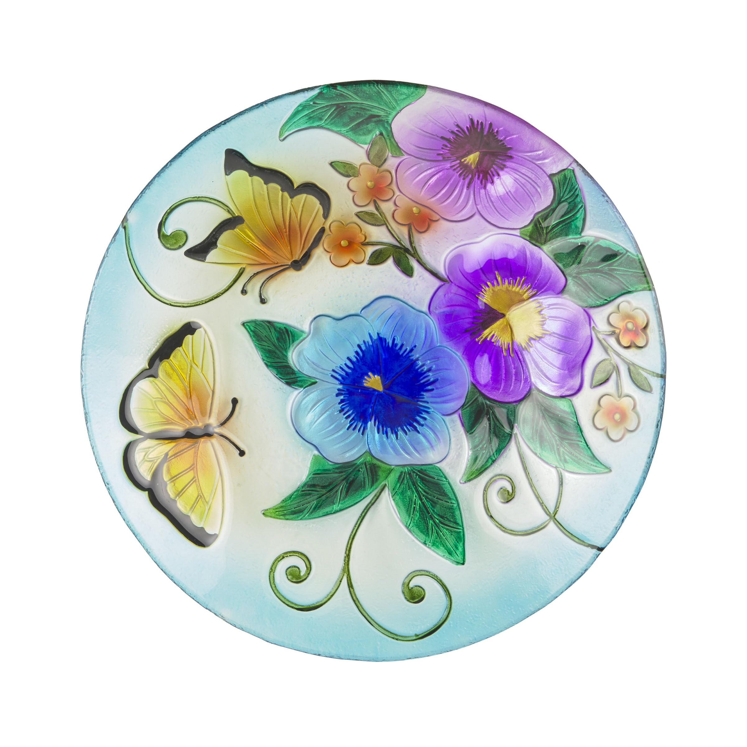 Snapklik.com : Alpine Corporation 18" Round Outdoor Birdbath Bowl Topper