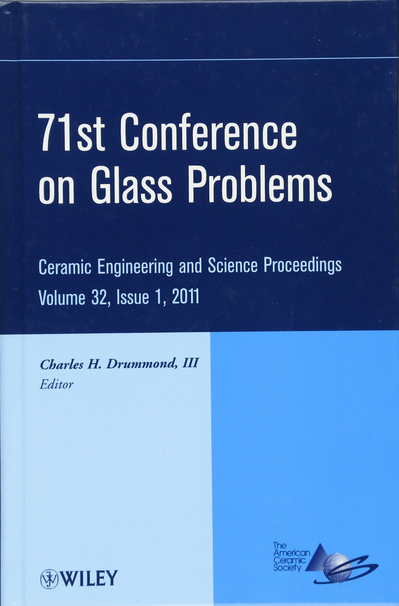 Amazon.com: 71st Conference on Glass Problems: A Collection of Papers ...