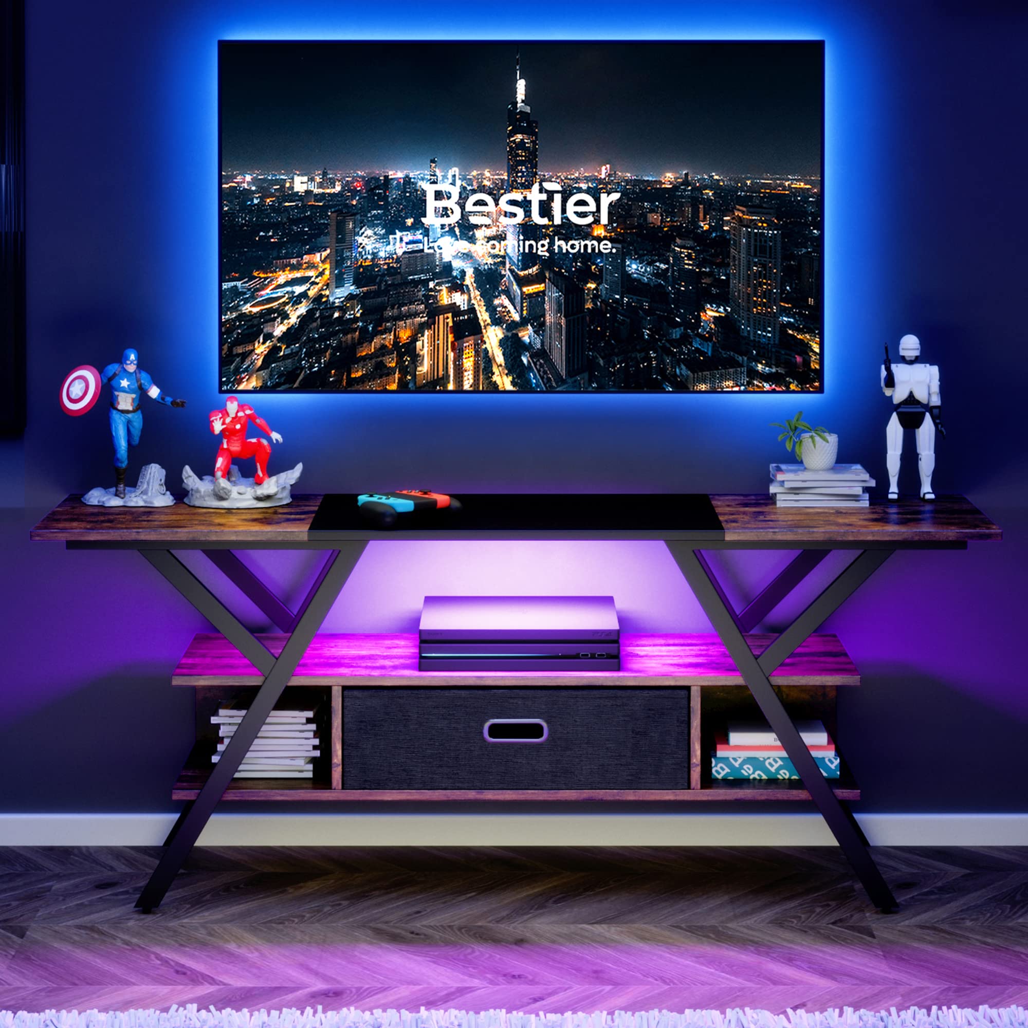 Bestier 55" Gaming TV Stand f...B094ZXKKFM | Encarguelo.com