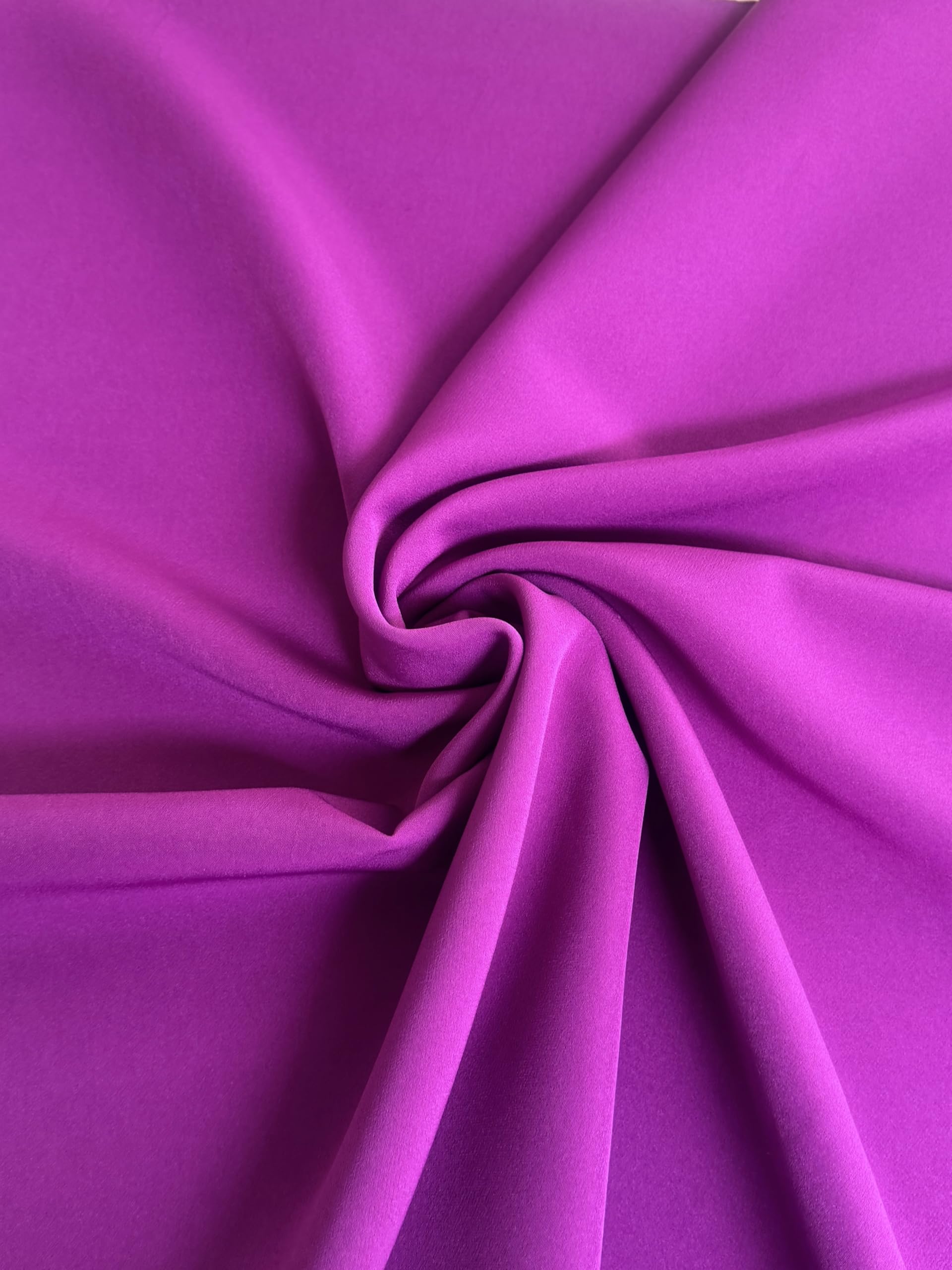 Amazon.com: Stretch Crepe Fabric - Versatile Polyester Cloth by The ...
