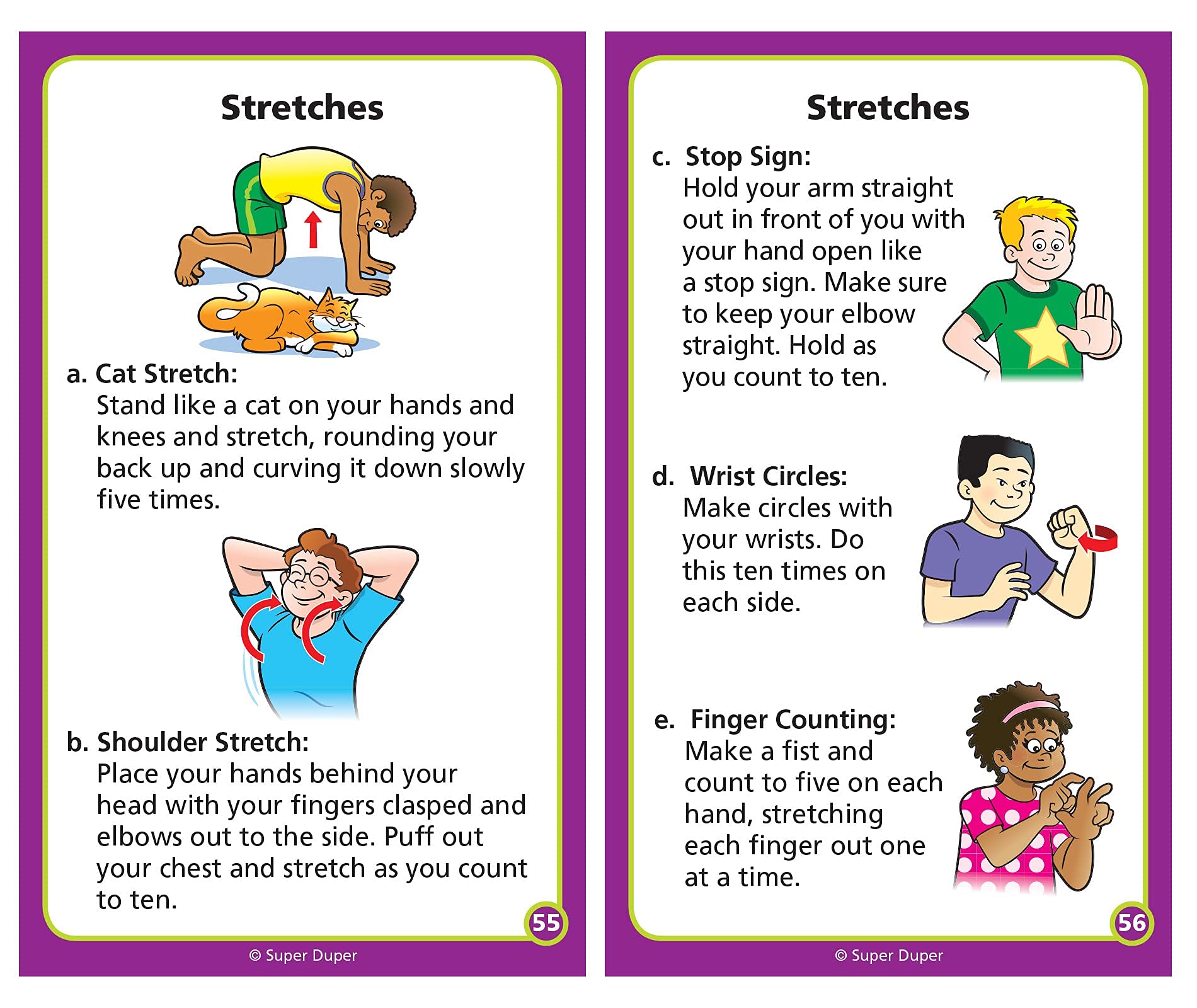 Buy Super Duper Publications | Upper Body and Core Strength Fun Deck ...