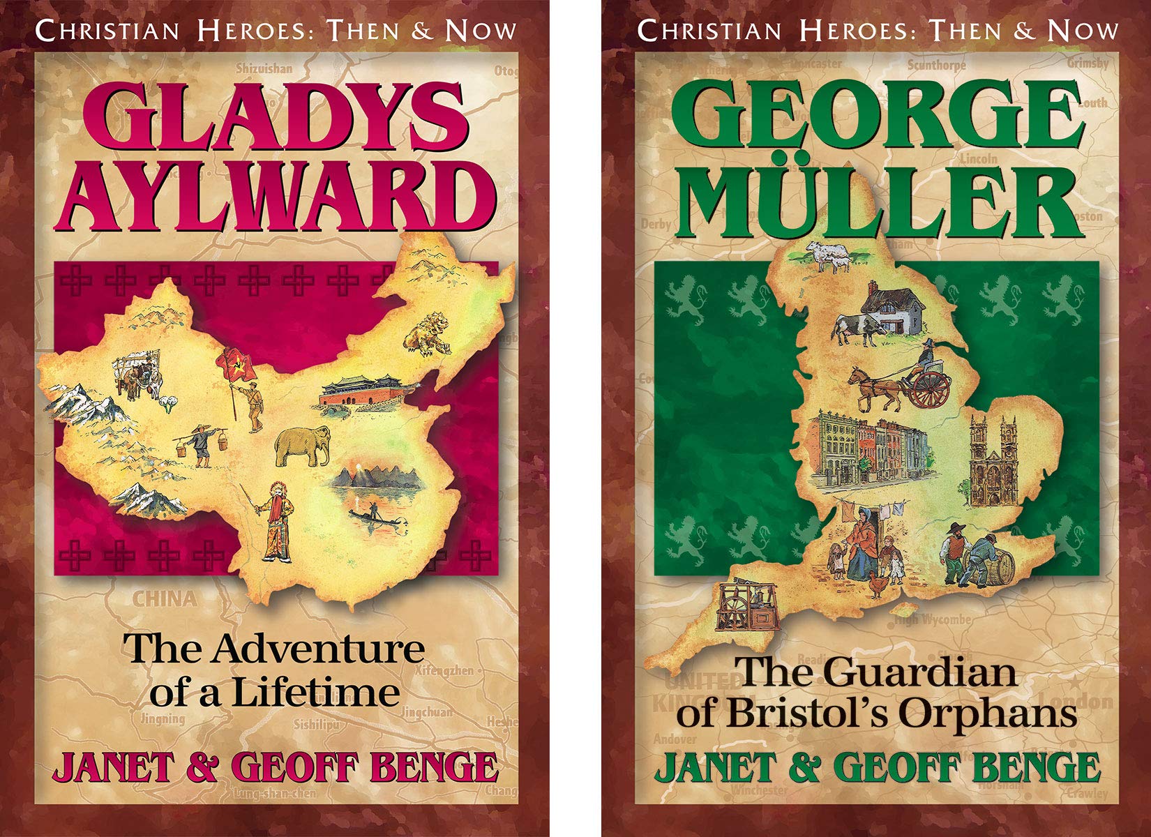 Christian Heroes: Then & Now 2-pack (George Muller/Gladys Aylward ...