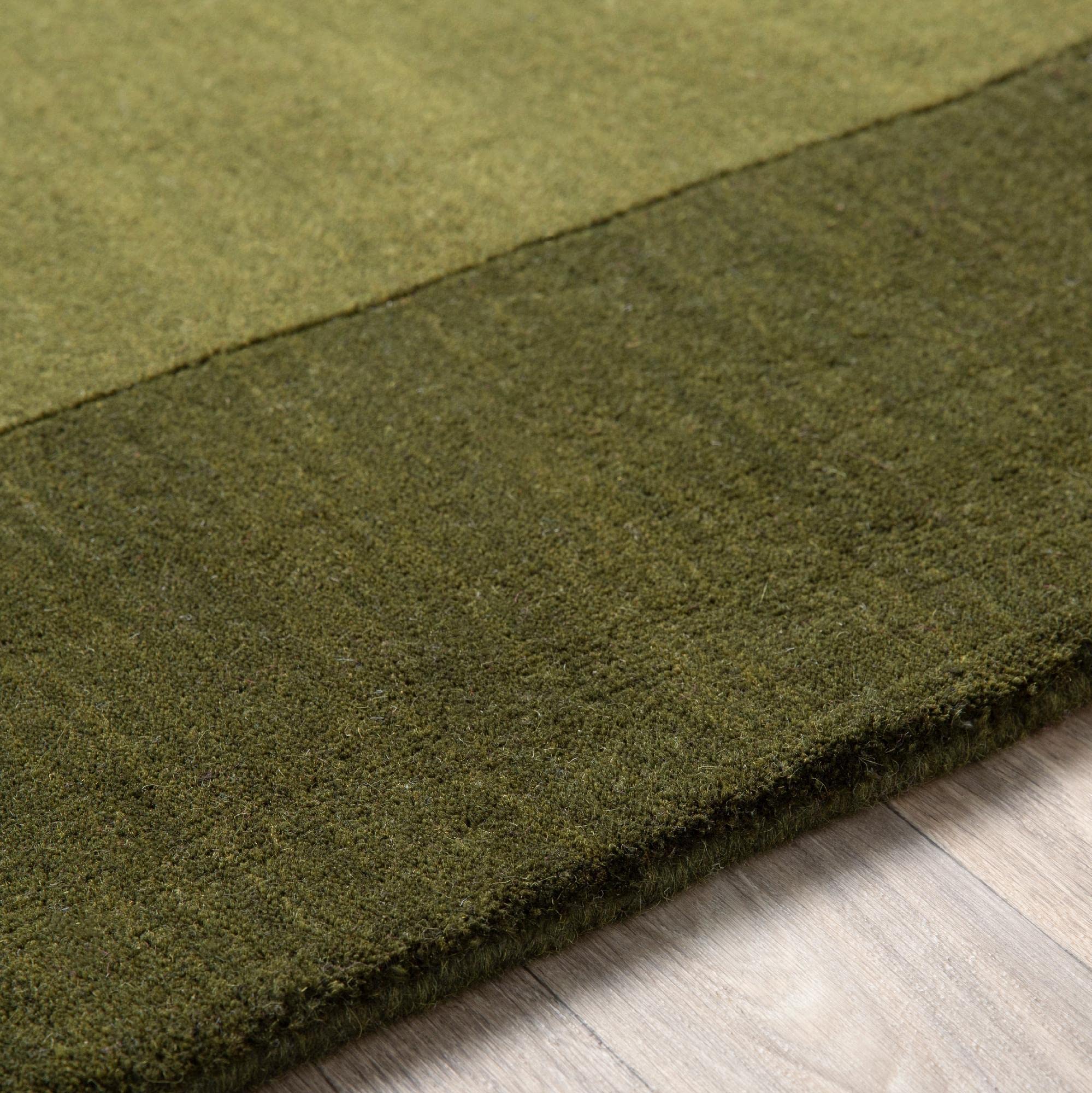 4' x 6' Mark&Day Wool Rugs,Reims Modern Olive Area Rug, Olive Green ...
