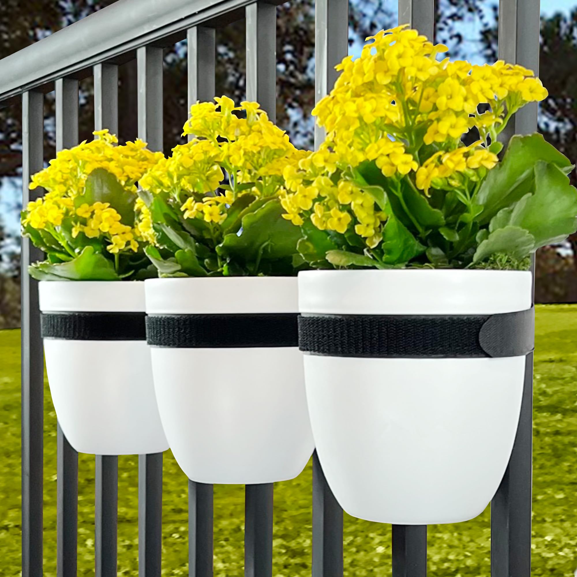 Overhanging Deck Railing Planter