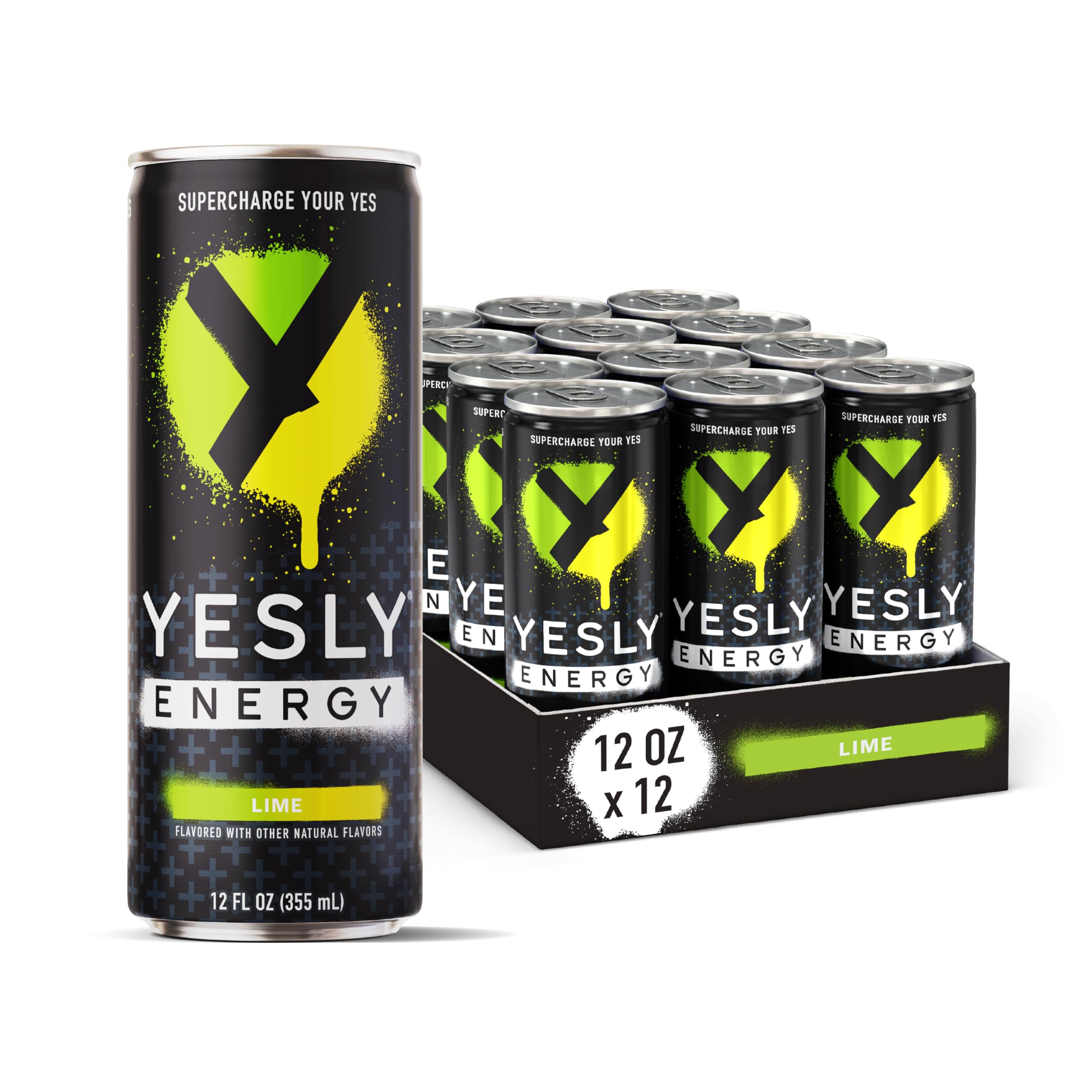 Amazon.com : Yesly Energy - All Natural Clean Energy Drink - Zero Sugar ...