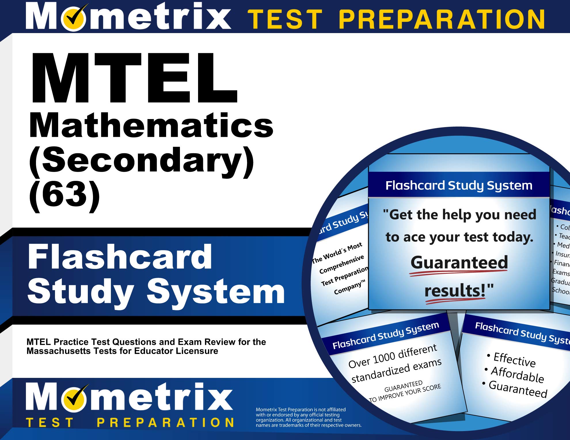 MTEL Mathematics (Secondary) (63) Flashcard Study System: MTEL Practice ...
