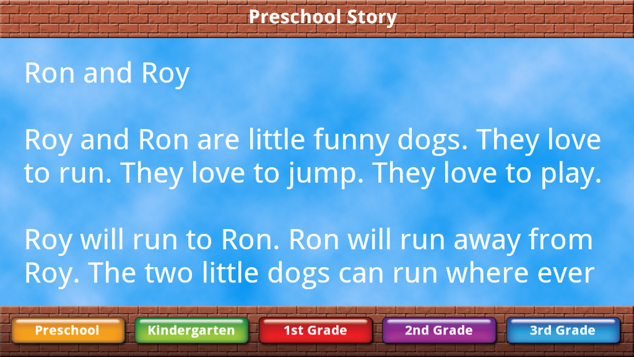 Sight Words Stories - App on the Amazon Appstore