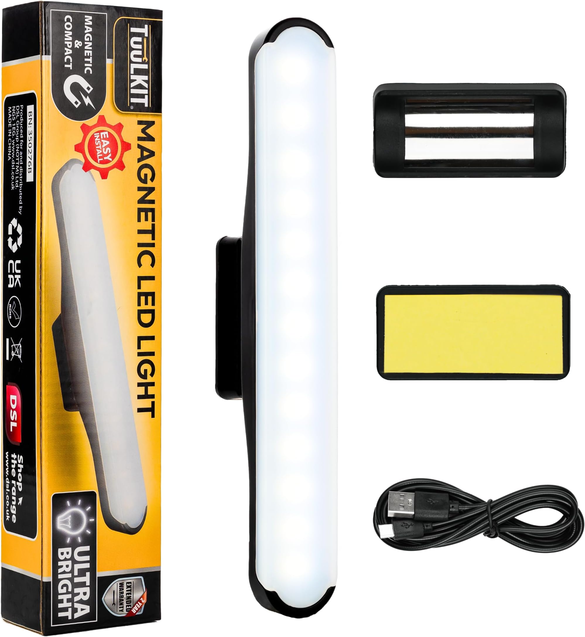 TUULKIT Under Cabinet LED Light Bar - Rechargeable LED Lights ...