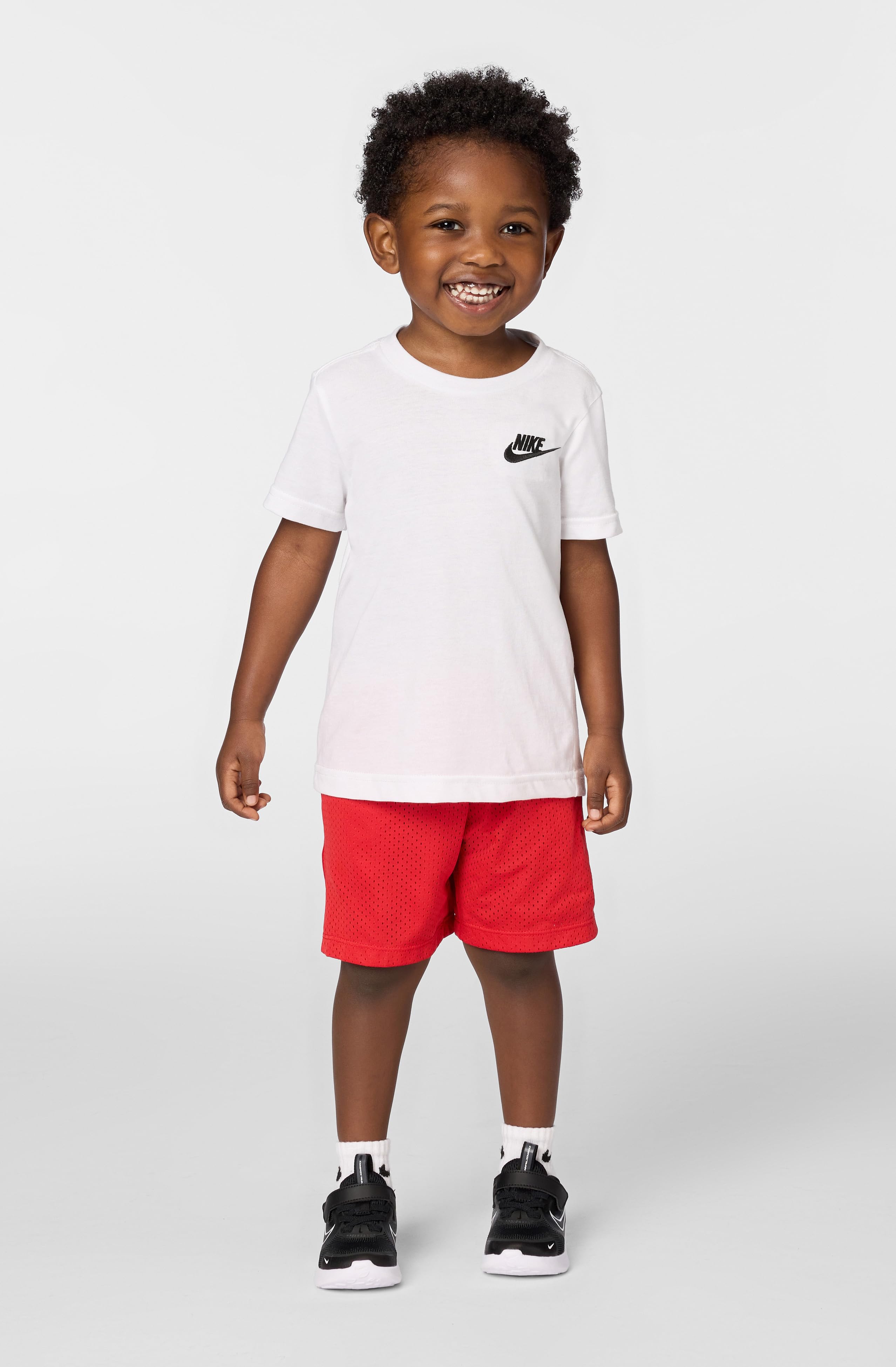 Amazon.com | Nike Big Kid's Flex Runner 4 Running Shoe, Black/Black ...