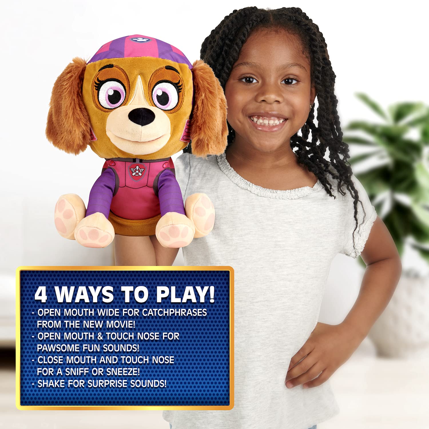 Snapklik.com : WowWee Paw Patrol: The Movie Skye Play & Say Interactive ...