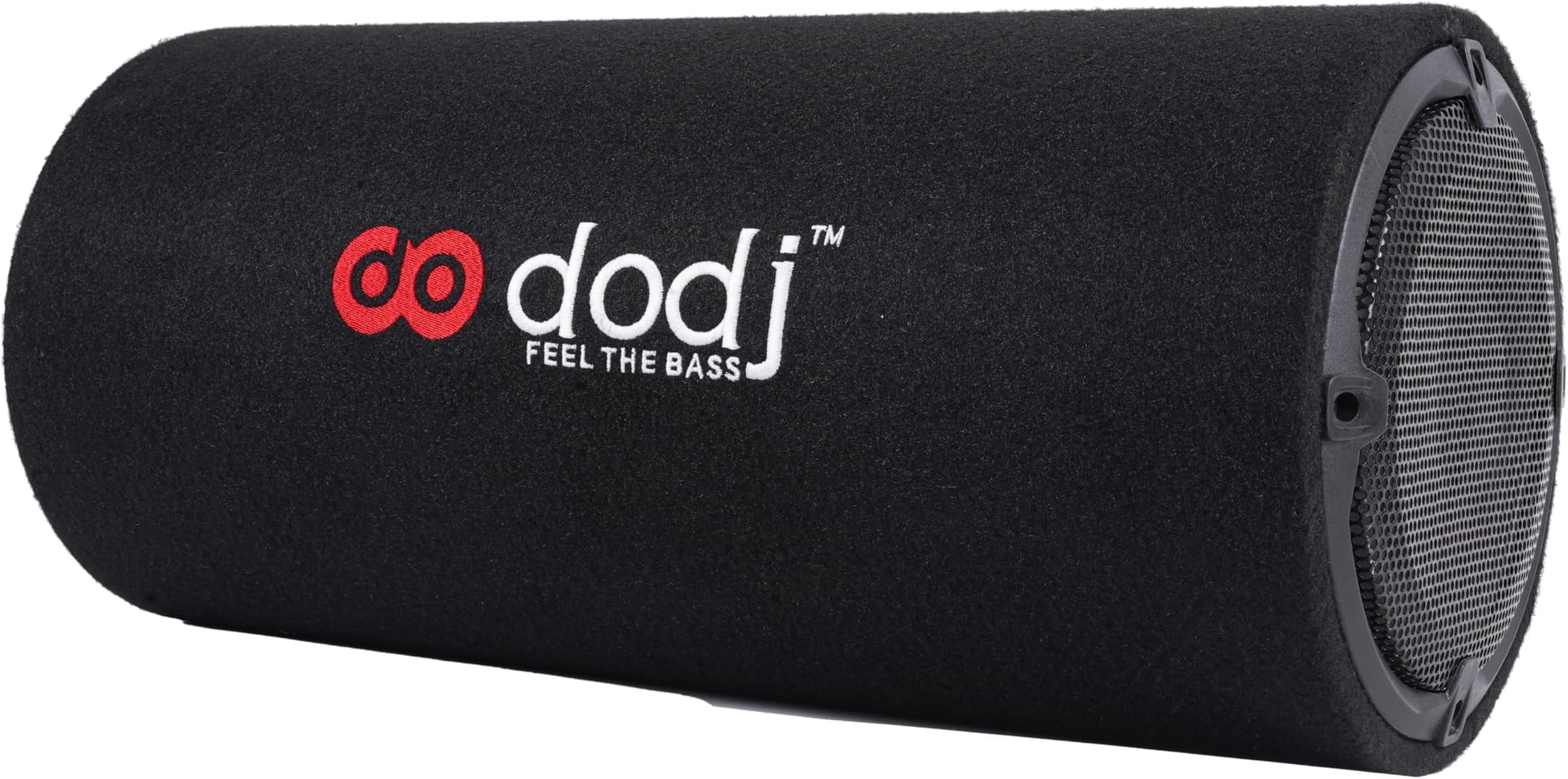dodj 10-INCH Round Active Car Basstube with Inbuilt Amplifier Powered ...
