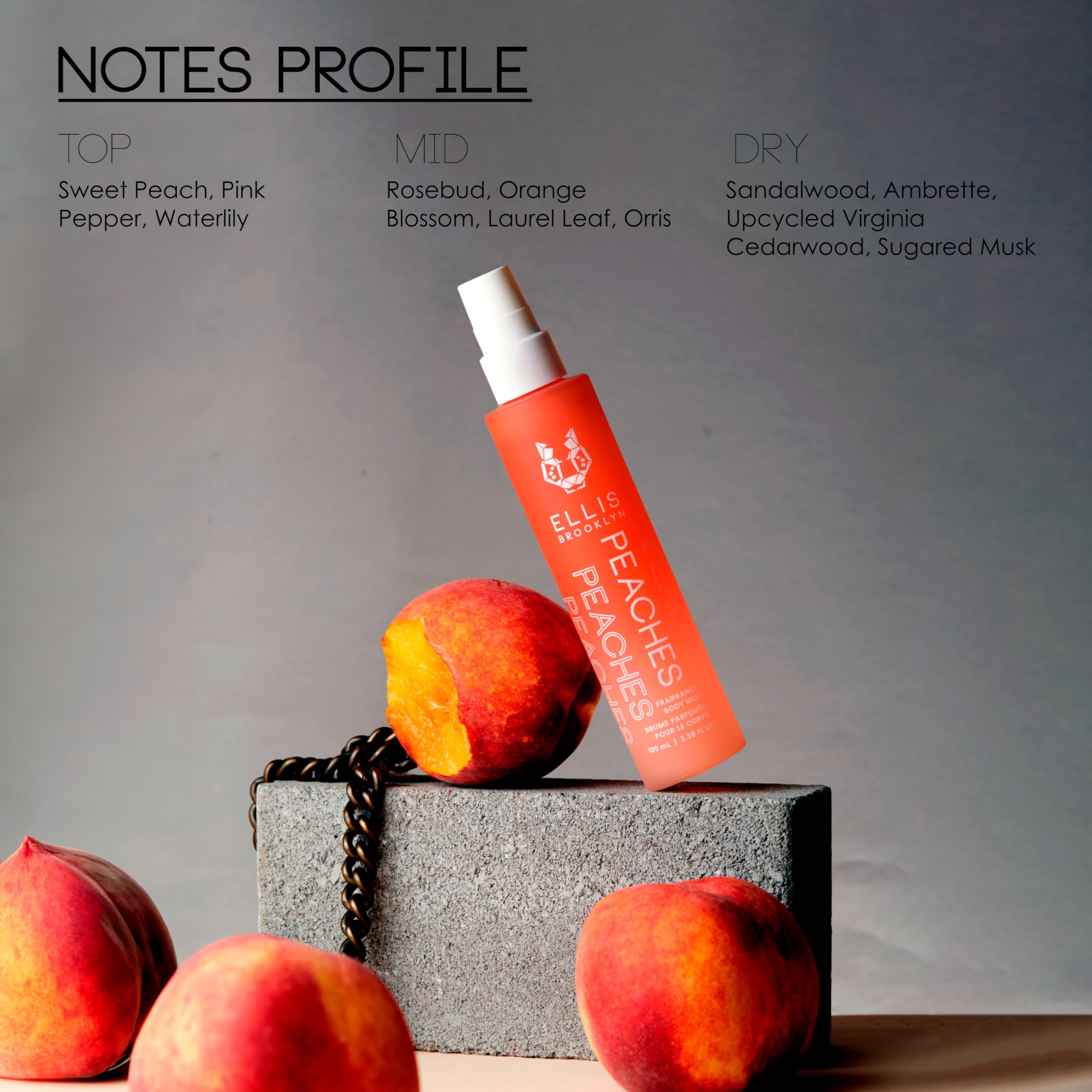 Snapklik.com : Ellis Brooklyn PEACHES Body Mist - Clean Perfume Peach ...