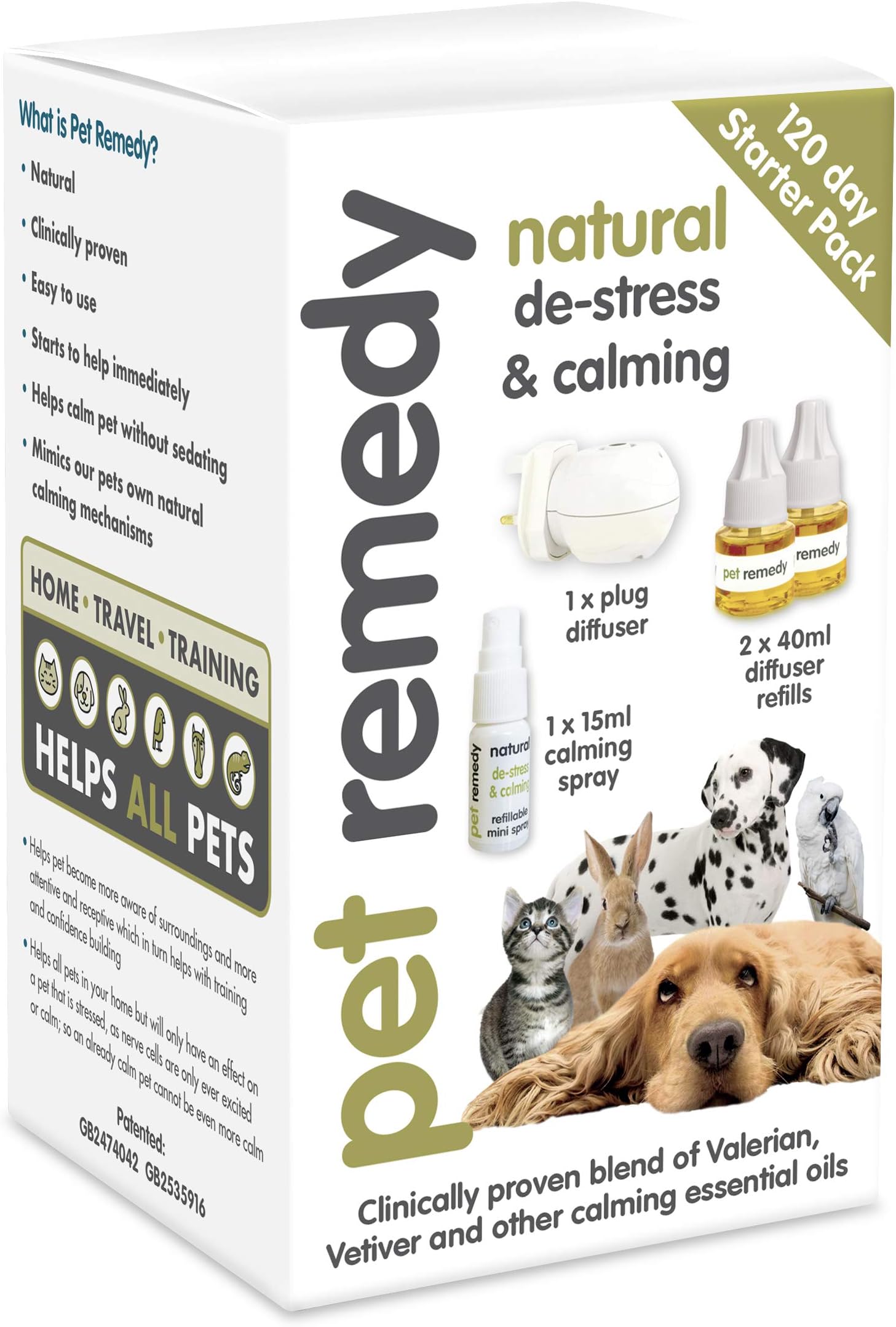 Pet Remedy Natural De Stress & Calming 120 Day Starter Kit : Amazon.co ...