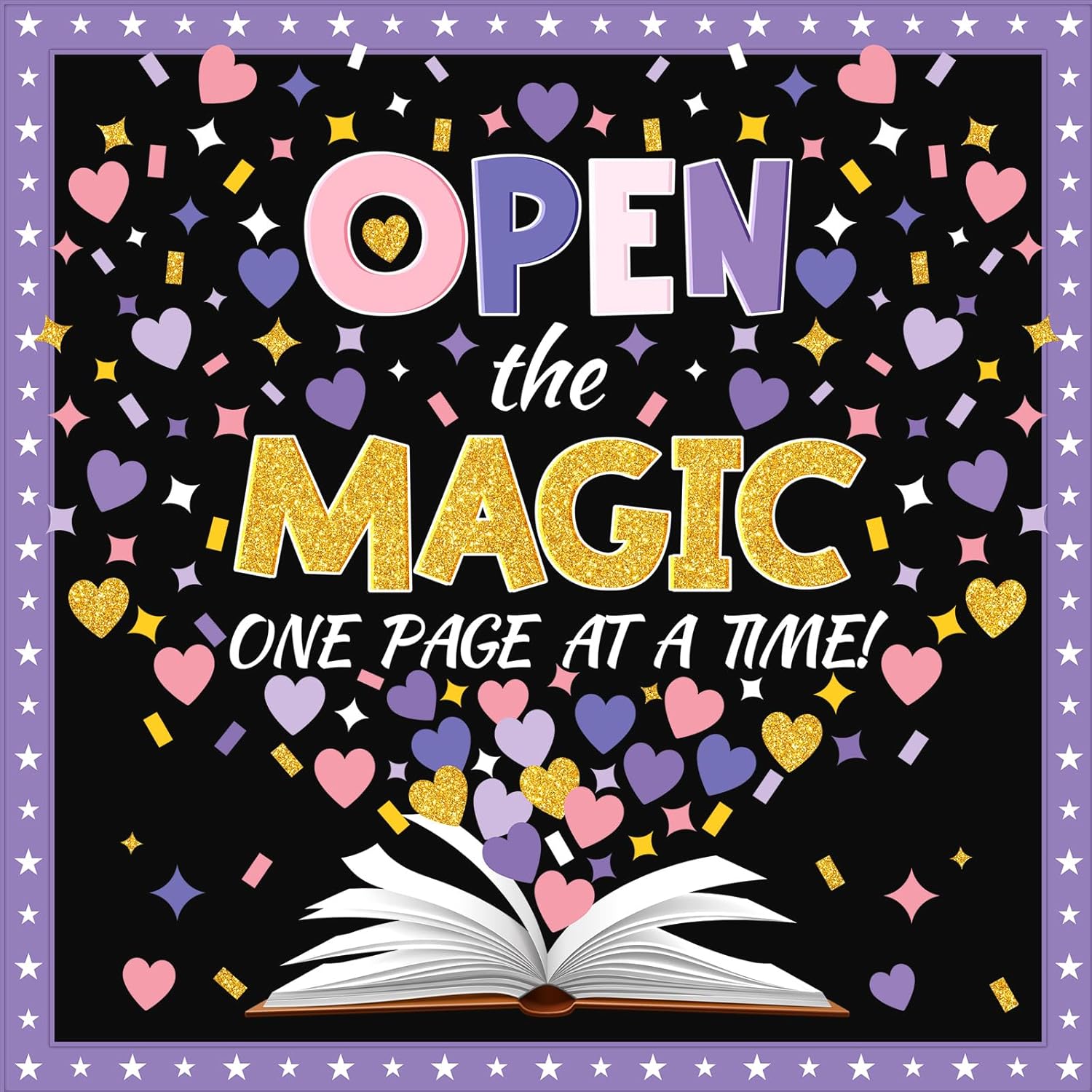 Amazon.com : Epakh Magic Themed Bulletin Board Classroom Decorations ...