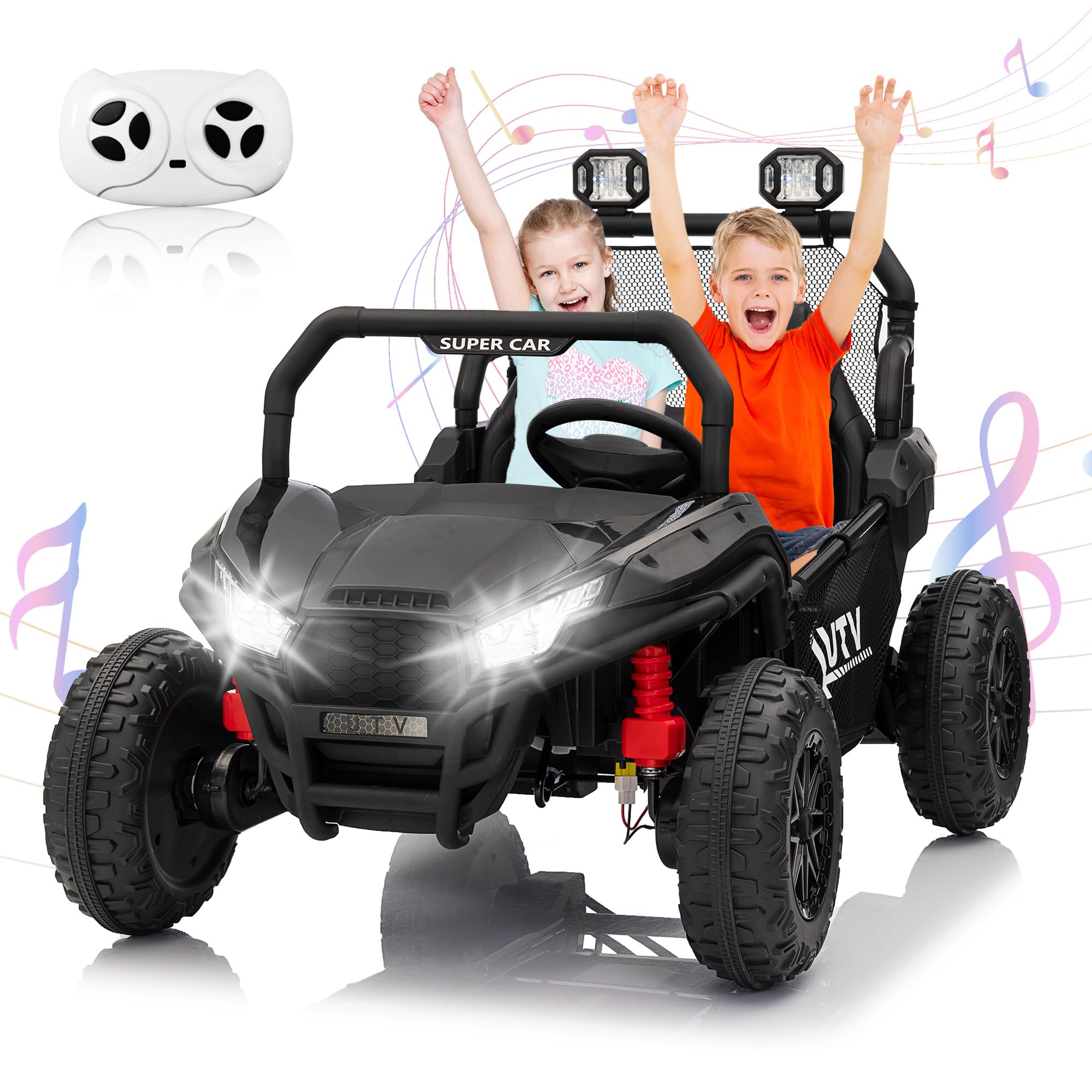 Amazon.com: 24V Ride On UTV for Kids, Electric UTV Car with Remote ...