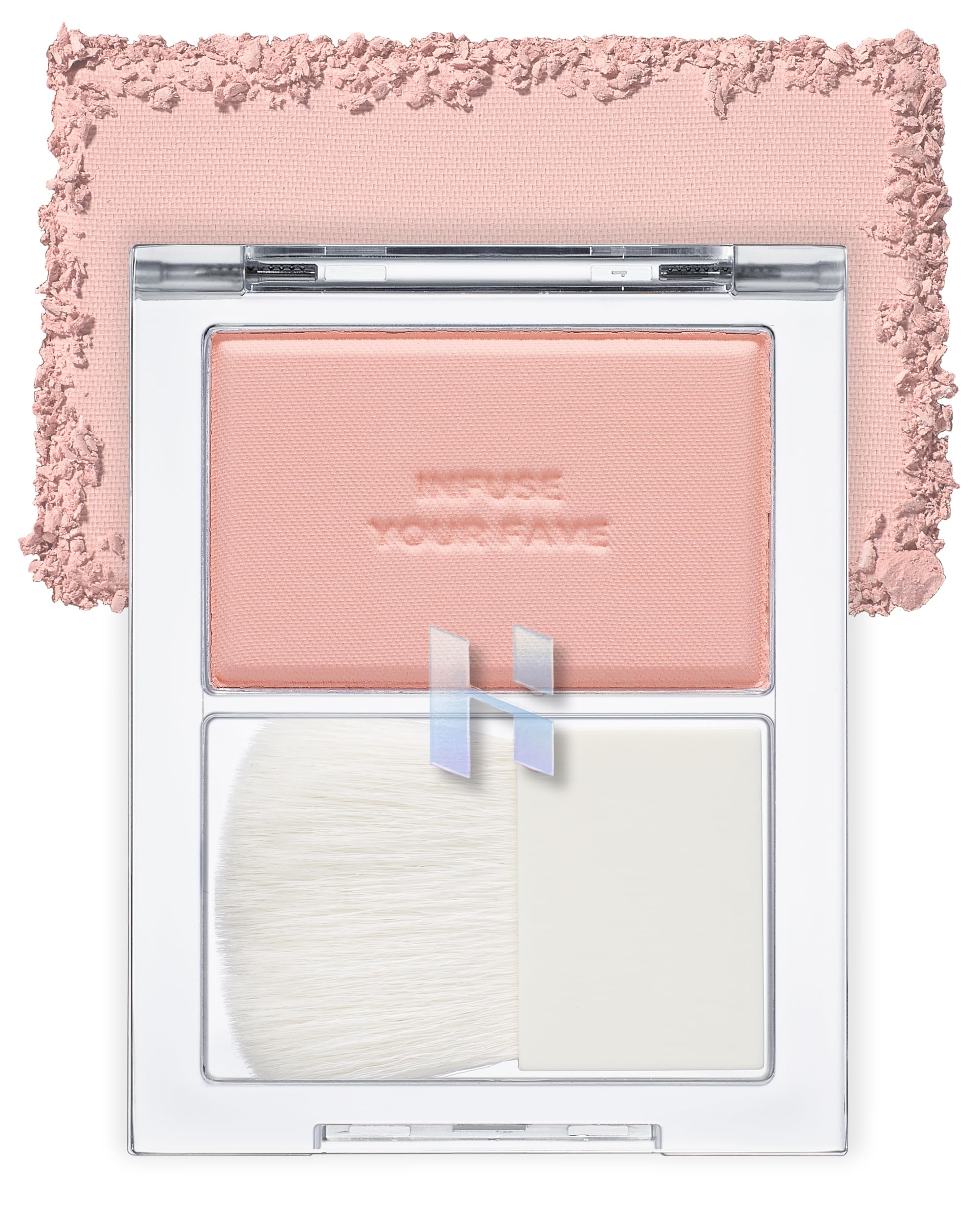 Amazon.com : HOLIKA HOLIKA Infusing Blush with Brush - Lightweight ...