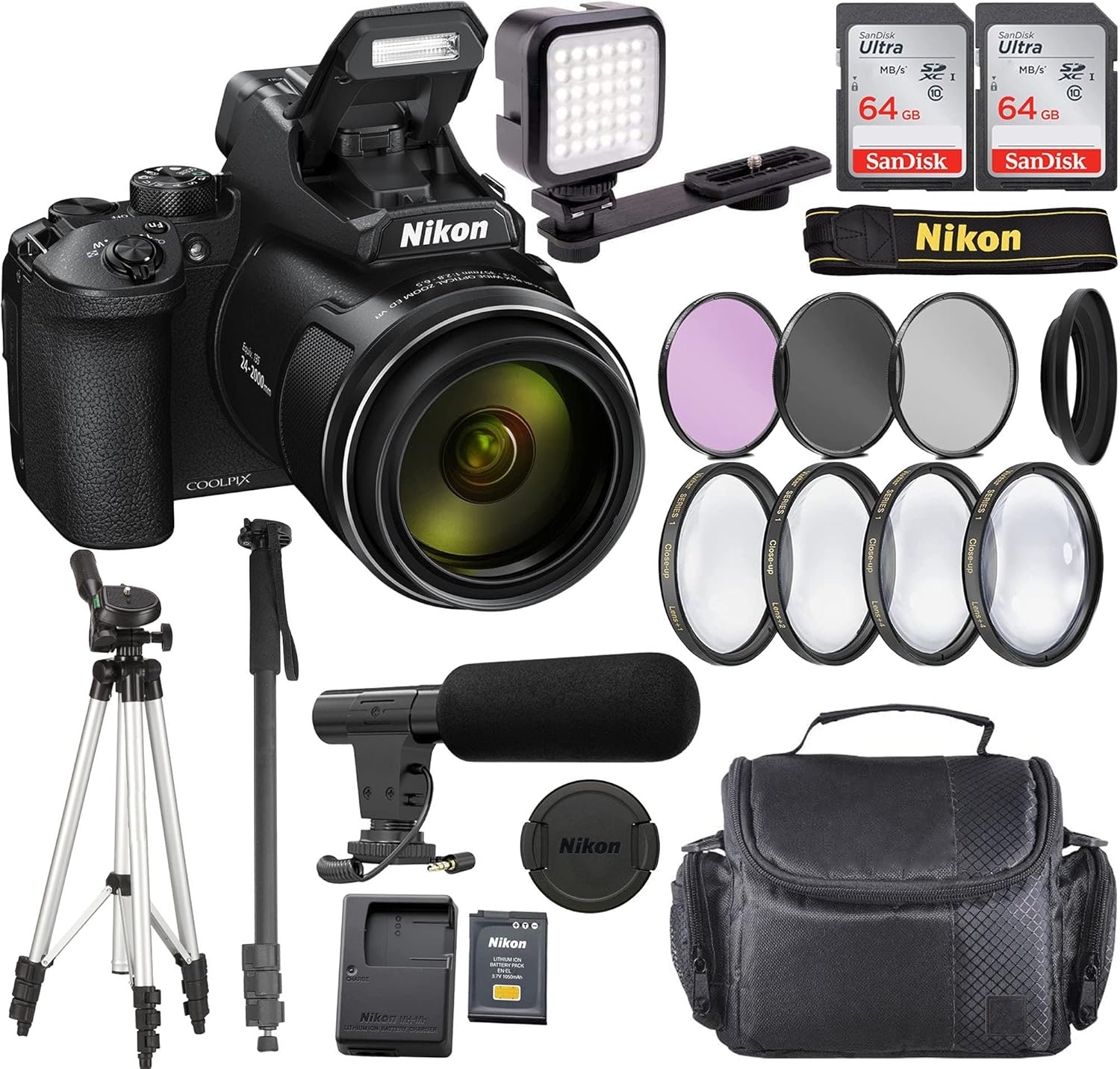 Amazon.com : Nikon Intl. Nikon COOLPIX P950 Camera with Advanced Bundle ...