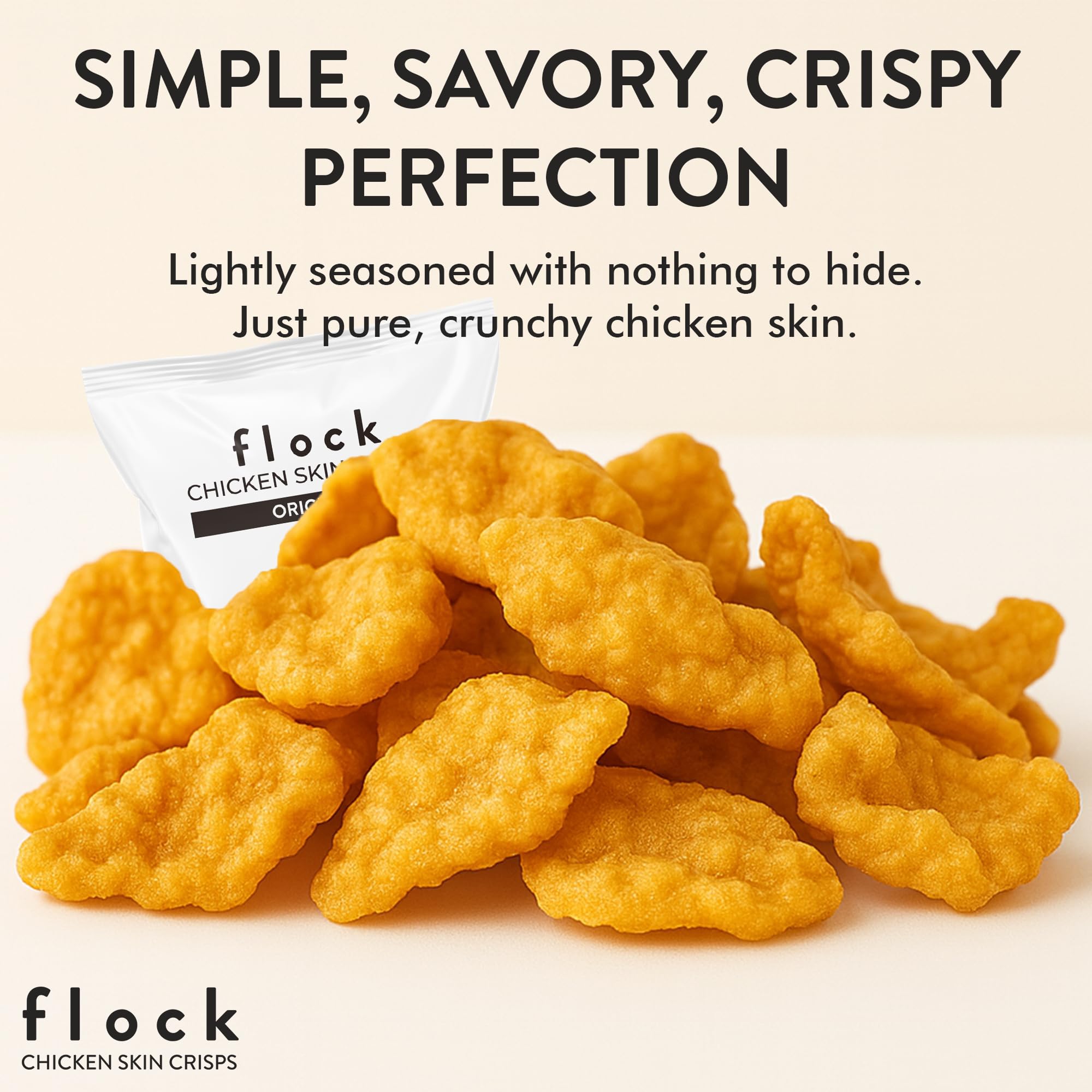 Snapklik.com : Flock Keto Chicken Skin Chips Original Flavor, Low Carb ...