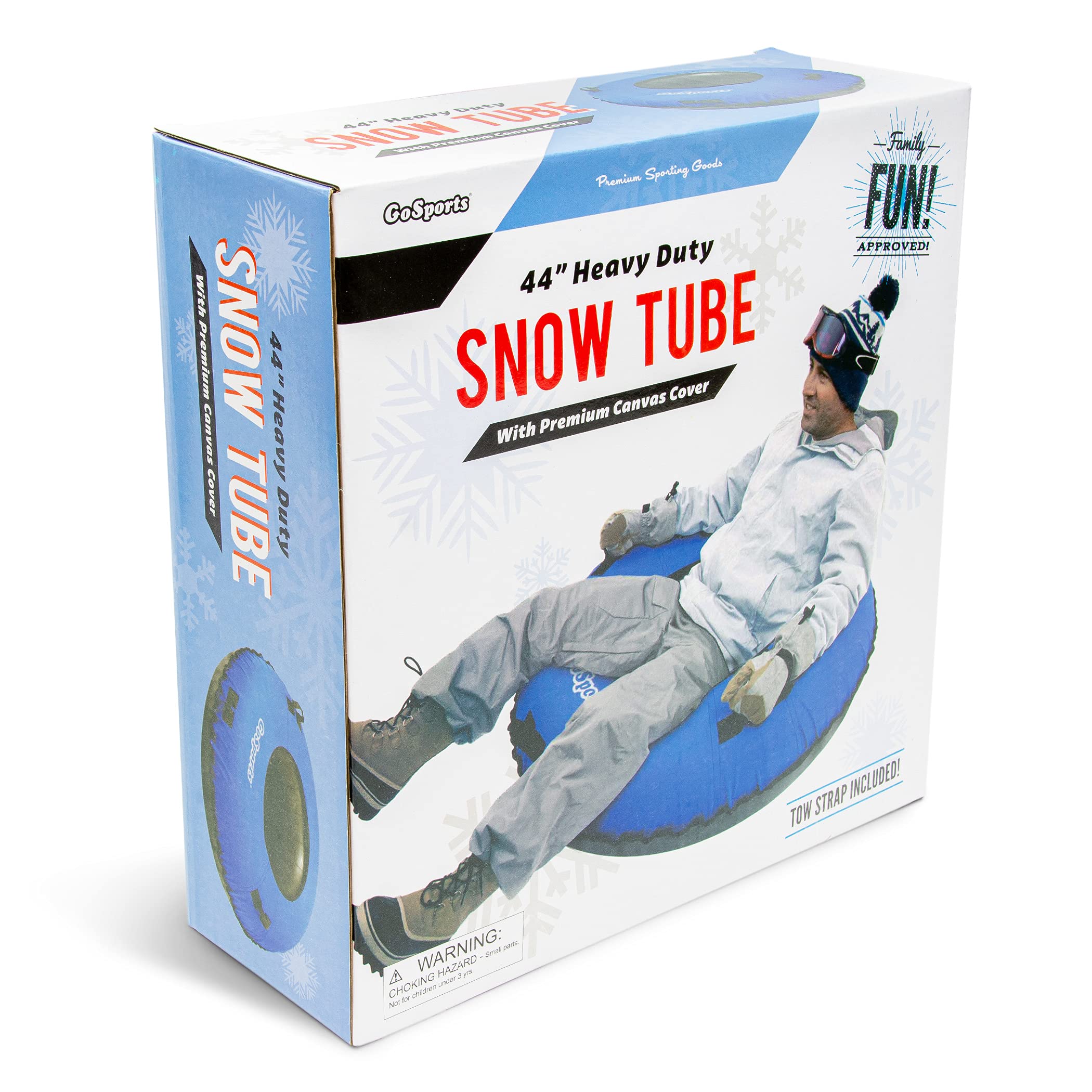 GoSports 44" Heavy Duty Winter Snow Tube with Premium Canvas Cover ...