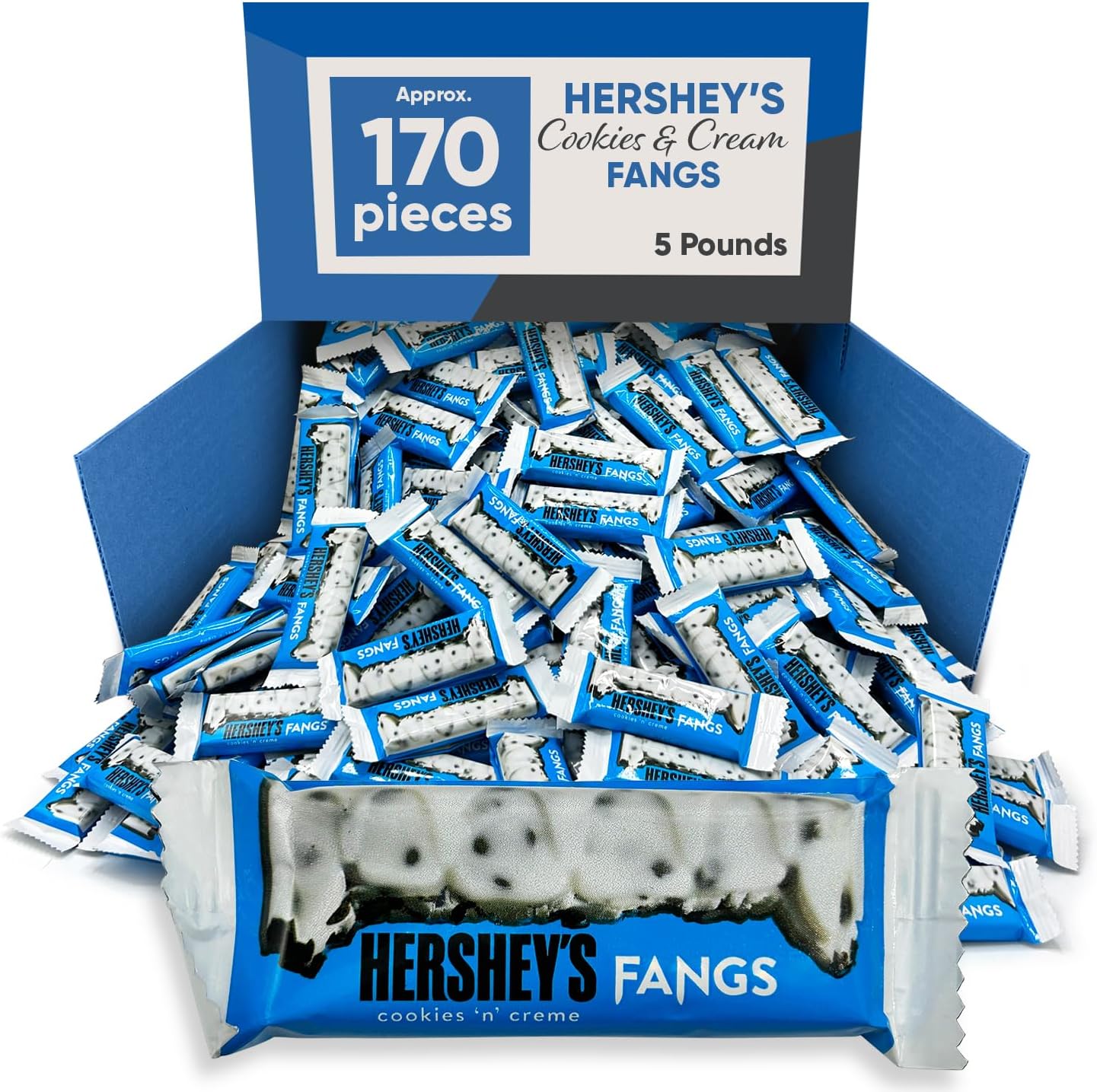 Amazon.com : HERSHEY'S Cookies 'n' Creme Giant Candy, Full size, 6.5 oz ...