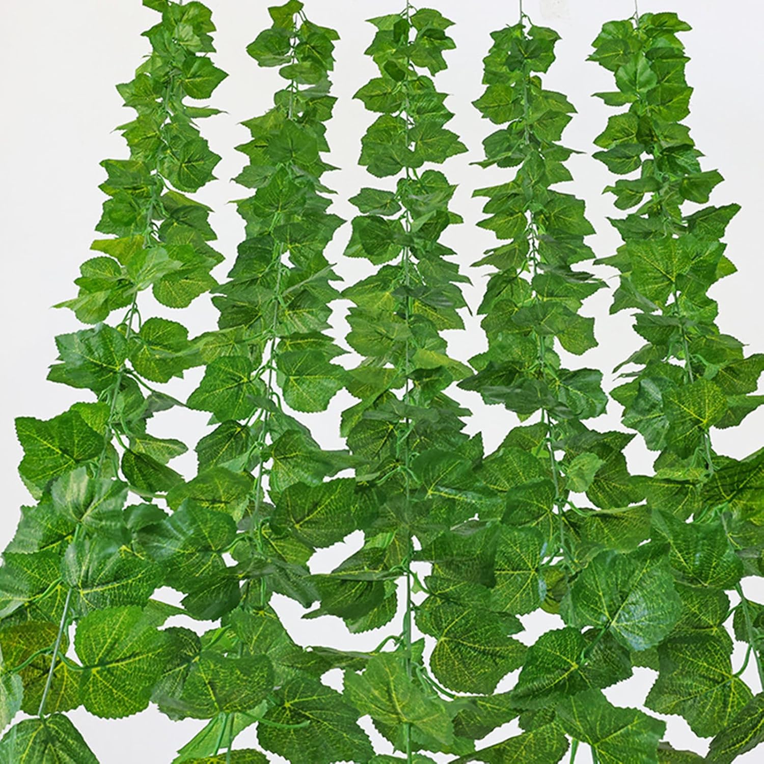 Amazon.com: Firbirch 5 Strands Fake Leaves Artificial Ivy Garland ...