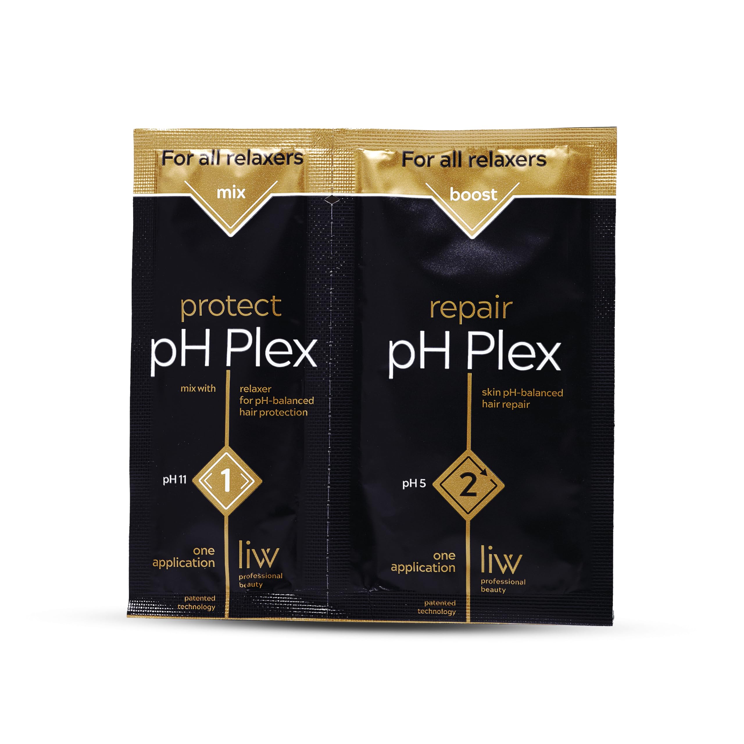 Amazon.com : pH Plex Relaxer Steps 1 & 2 Protect & Repair - Hair Care Treatment - Use with Home ...