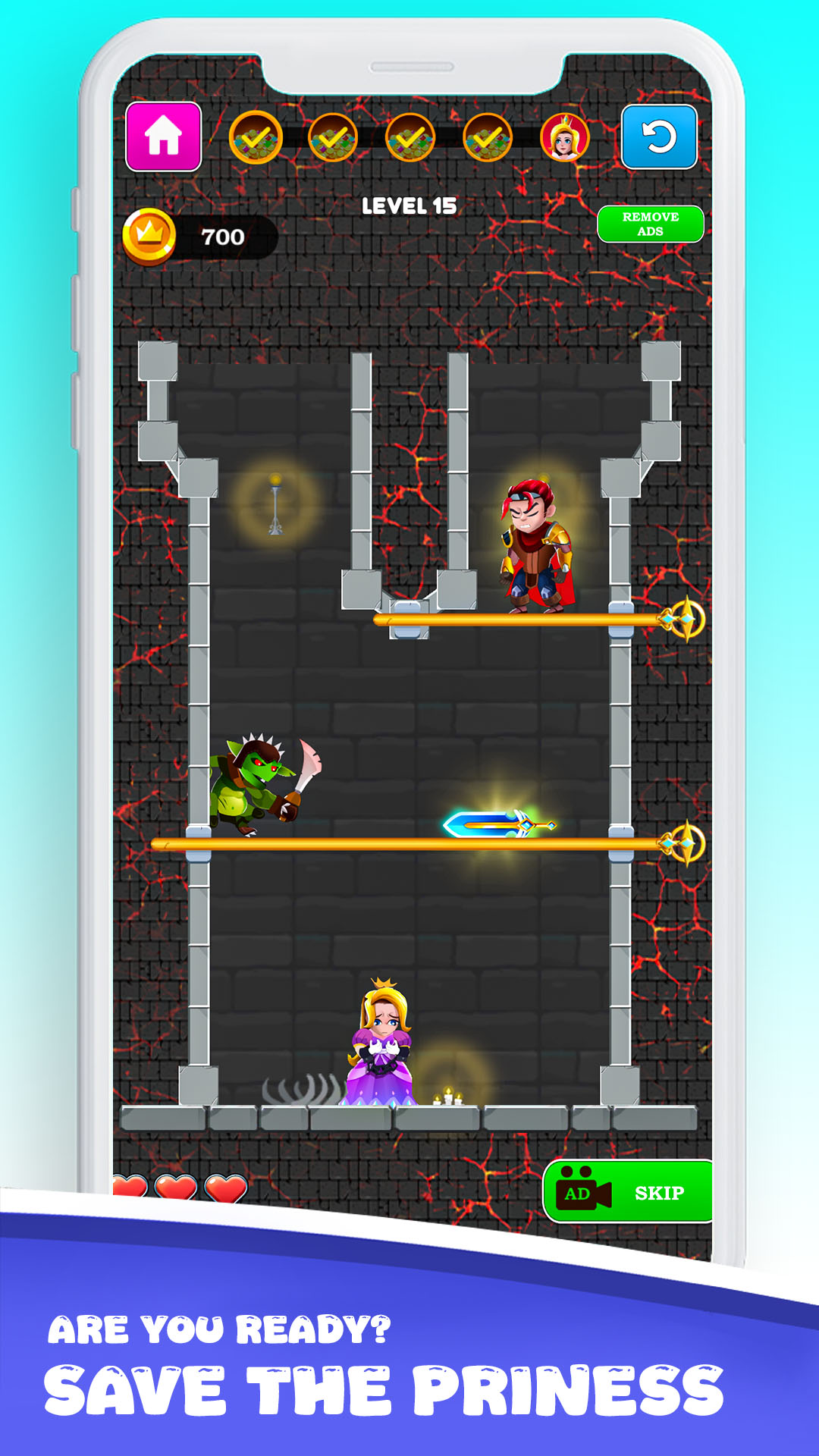 Pull the Pin: Rescue Hero & Treasure Puzzle - App on Amazon Appstore