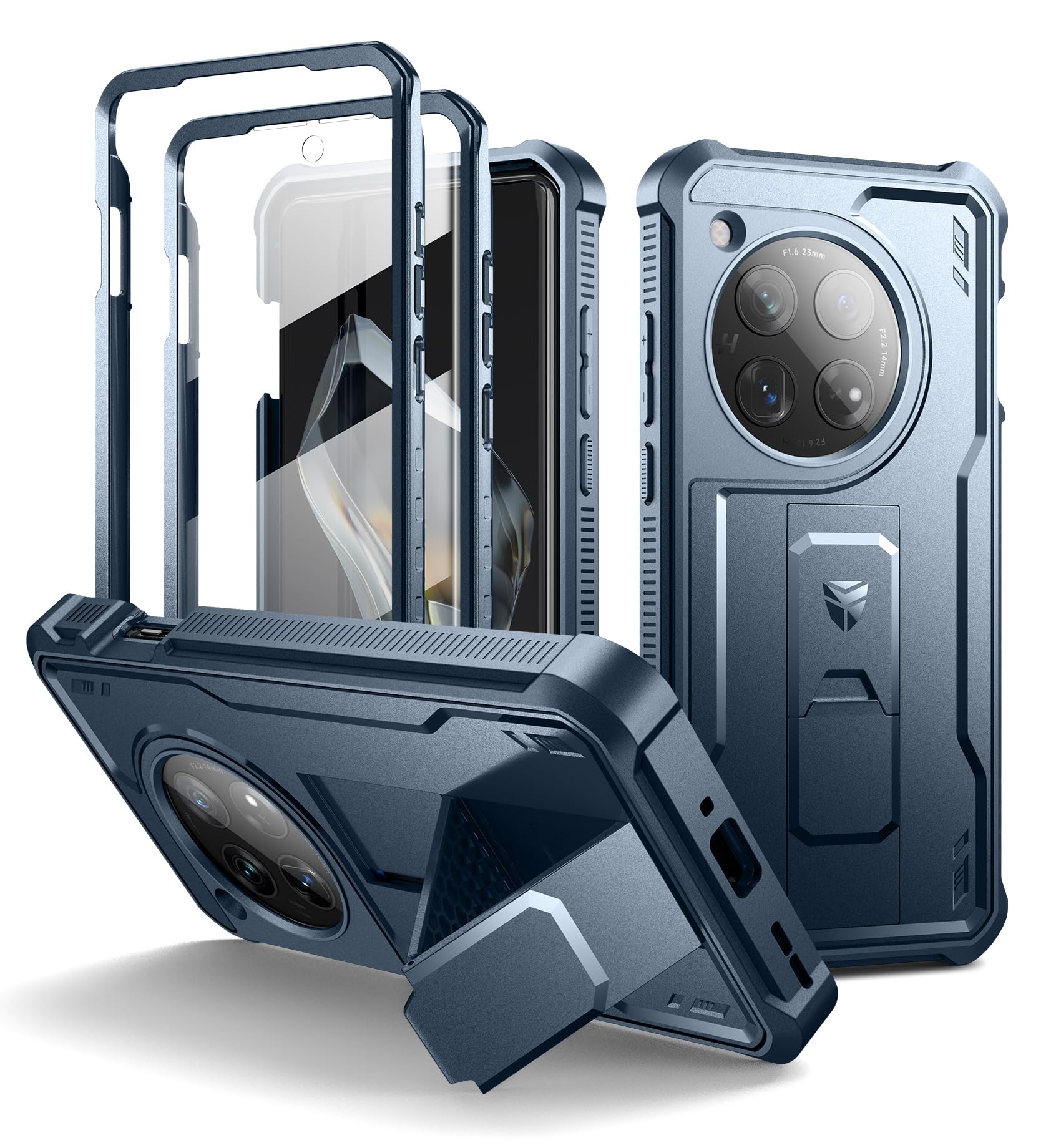 Amazon.com: Dexnor for OnePlus 12 Case, [2 Front Frame] [Bulit-in ...