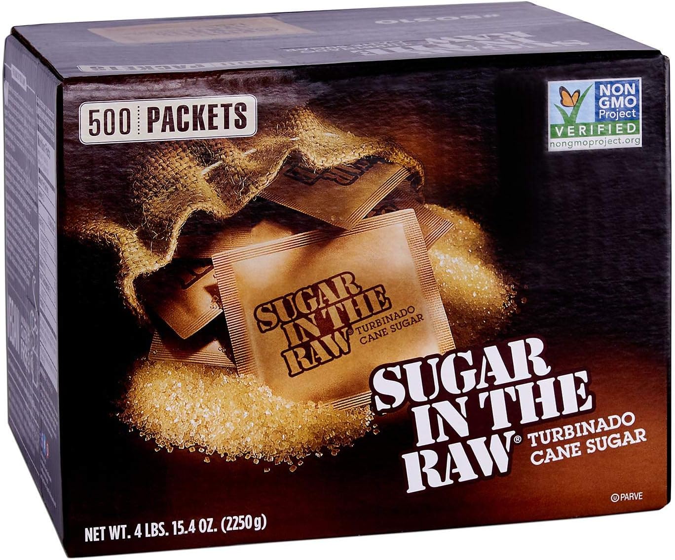 Amazon.com: Sugar In The Raw, 500 Packets 4 LBS,15.4 Ounces : Grocery ...