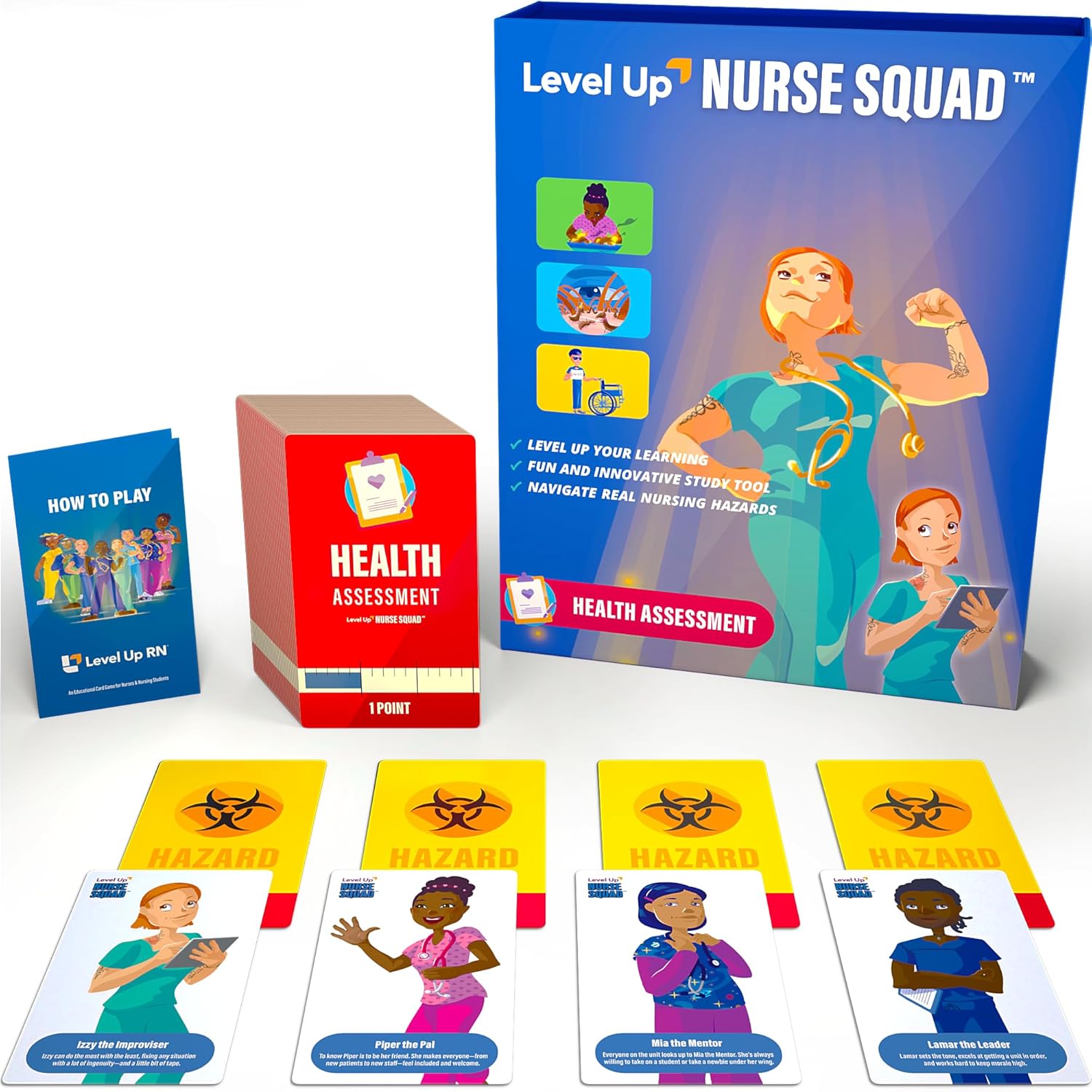 Amazon.com: Health Assessment Flash Cards Game – Nursing School Exam ...