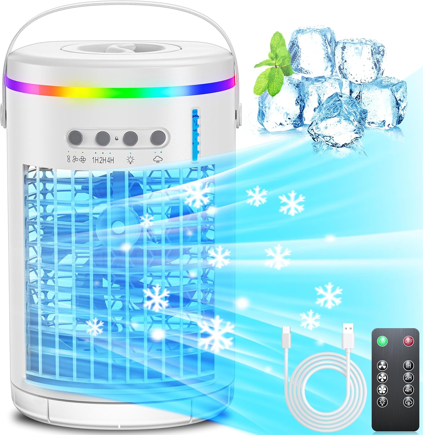 Amazon.com: AI Portable Air Conditioners Fan,JYew Evaporative Mini Room ...