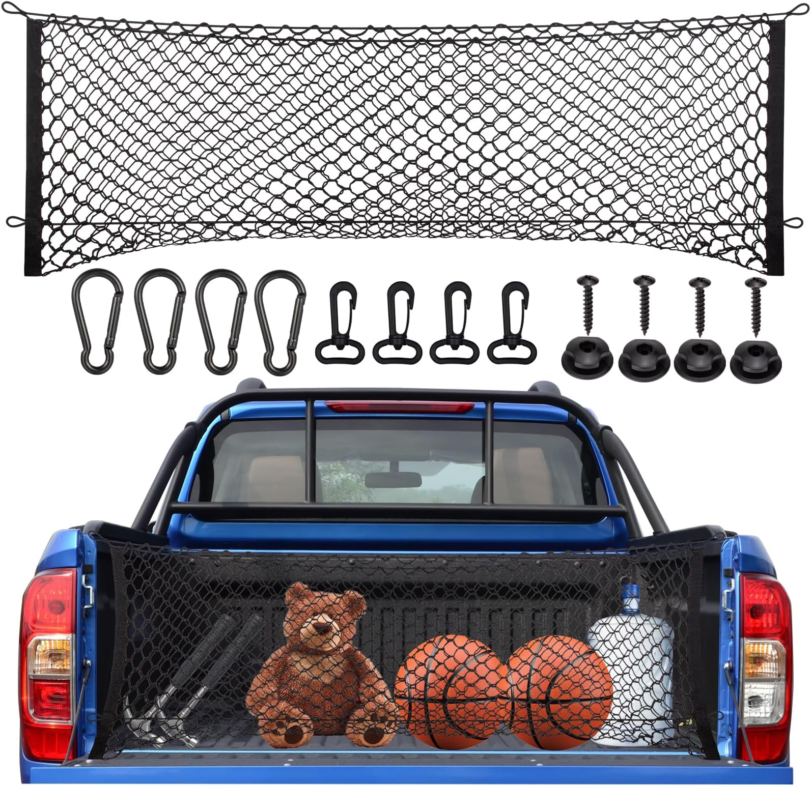 Amazon.com: LINKCRO Truck Bed Cargo Net for Pickup Truck Bed - Premium ...