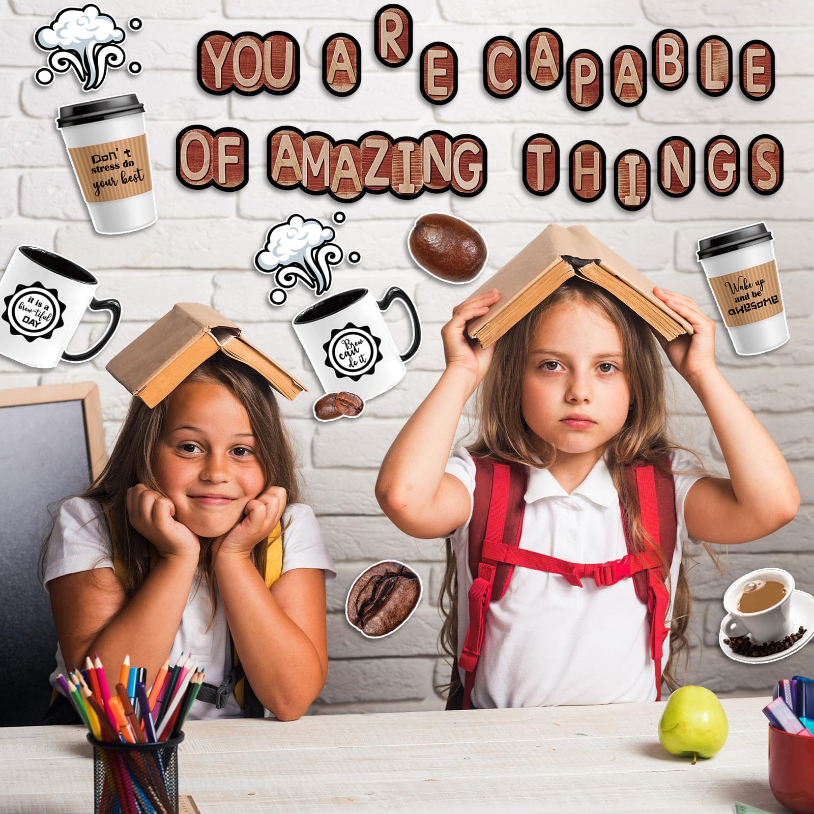 Snapklik.com : Teling 89 Pcs Industrial Cafe Bulletin Board Set ...