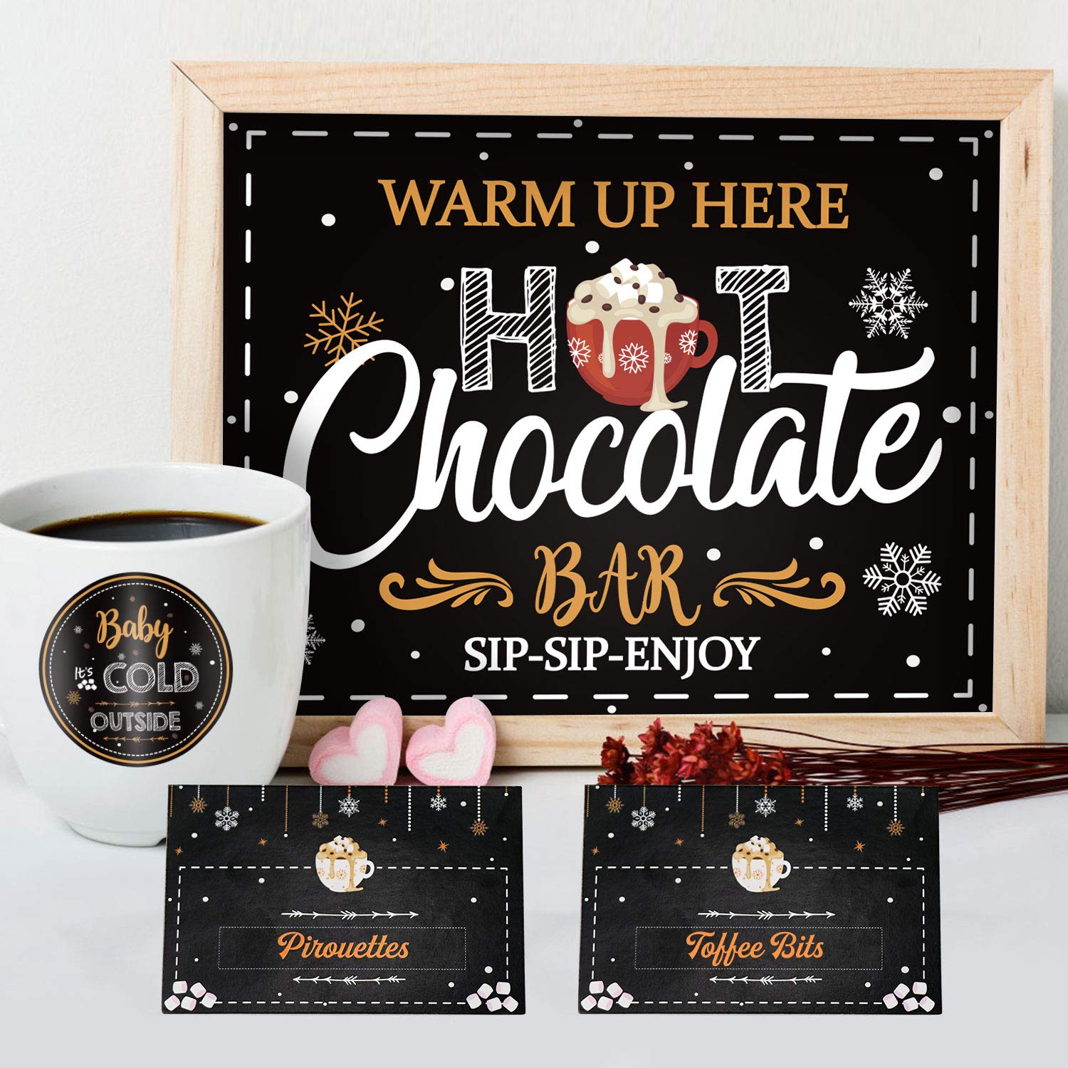 Barras De Chocolate Caliente Para Imprimir