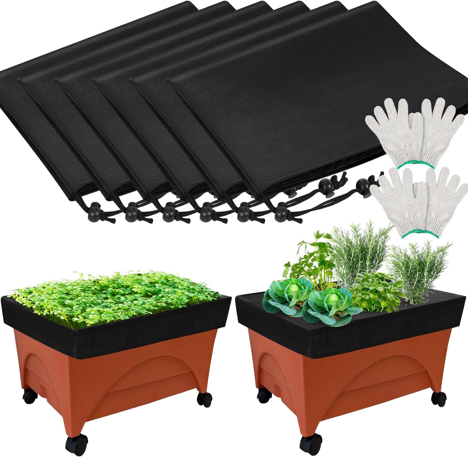 Amazon.com : Emsco Group City Picker Raised Bed Grow Box – Self ...