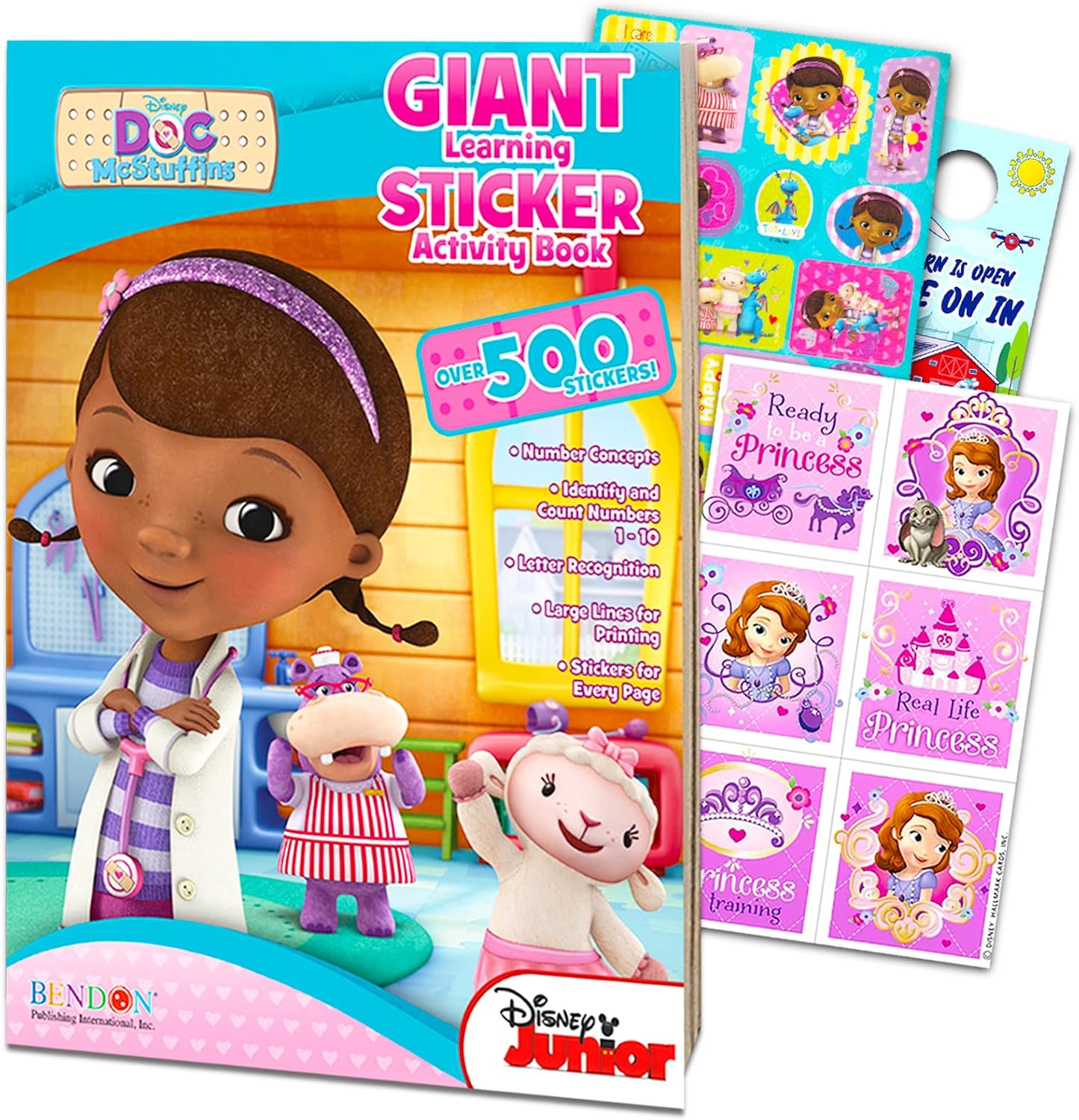 Amazon.com: Doc McStuffins Sticker Book - Bundle with Doc McStuffins ...