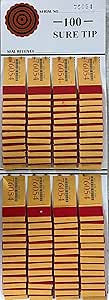 Amazon.com: The Ticket Gurus 100 Sure tip Board (12ct) : Toys & Games